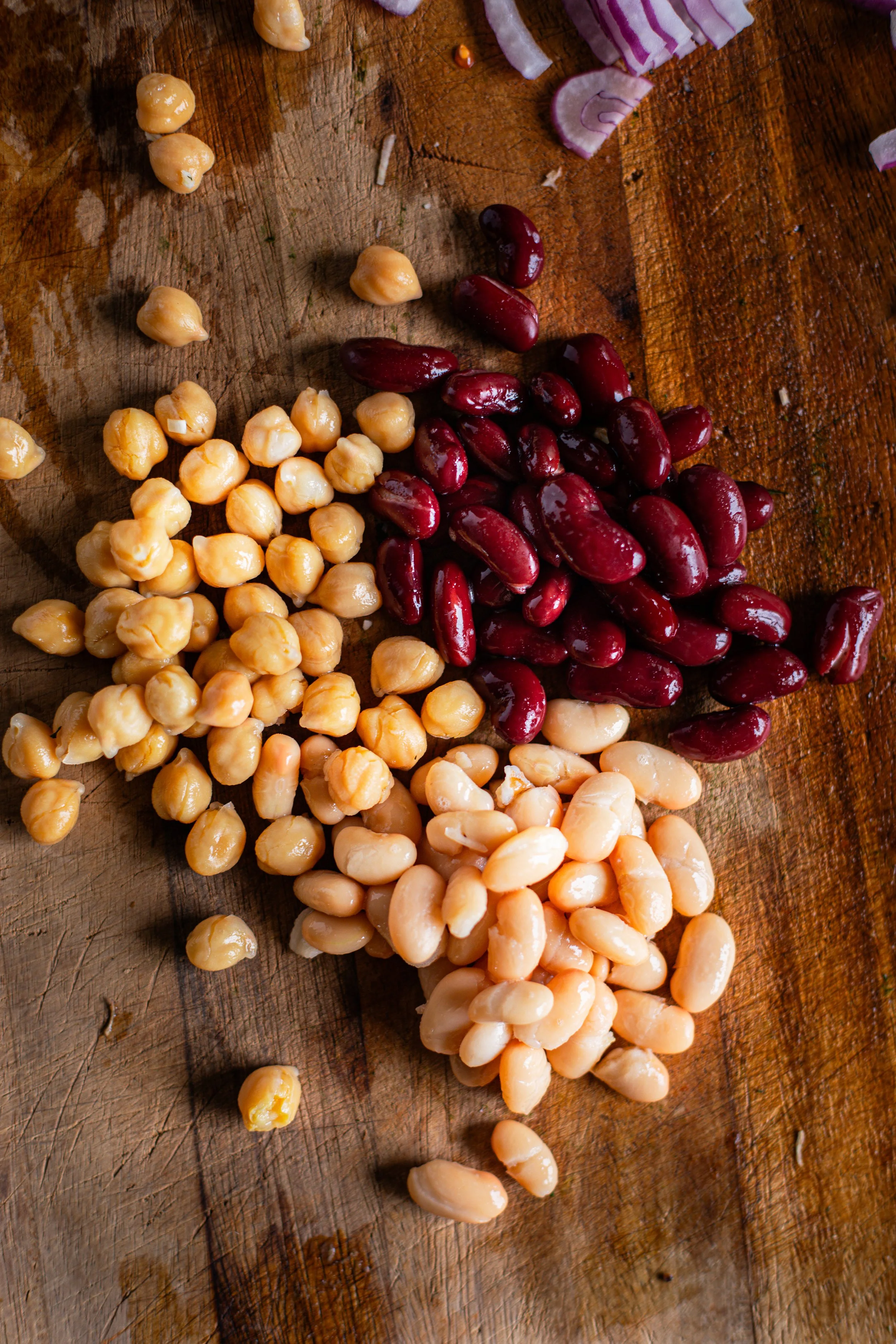 Three Bean Salad with Olives and Feta: Healthy Summer Side Dish — Under ...