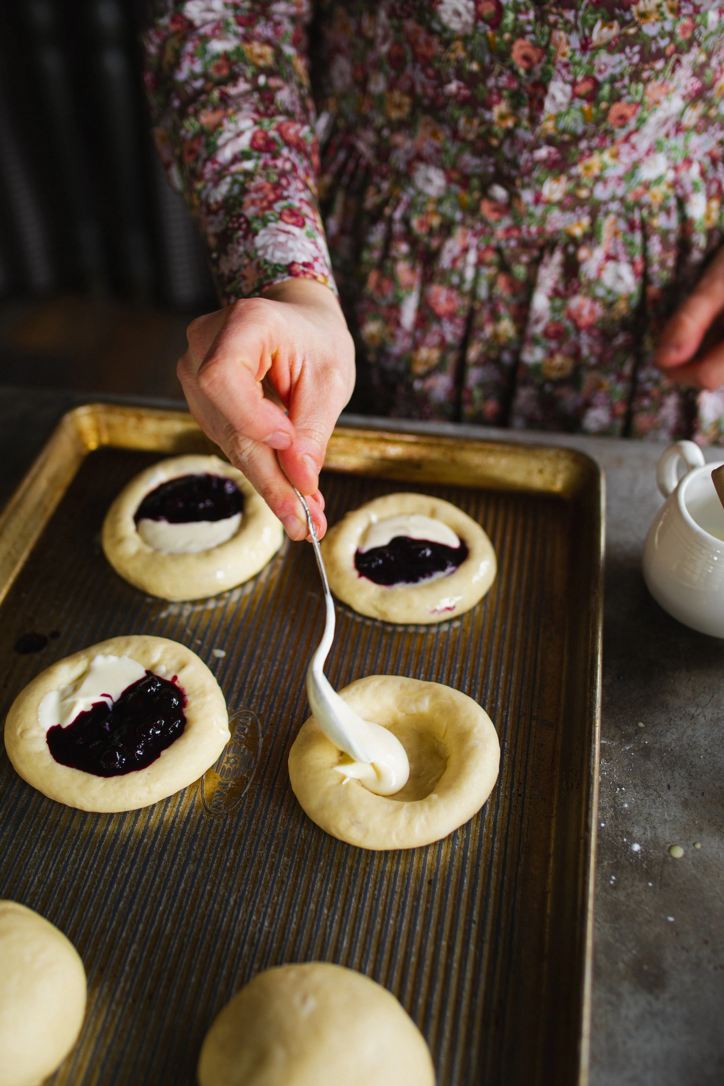 Wild Blueberry Ricotta Sweet Buns: Slavic-Inspired Vatruschka Buns ...