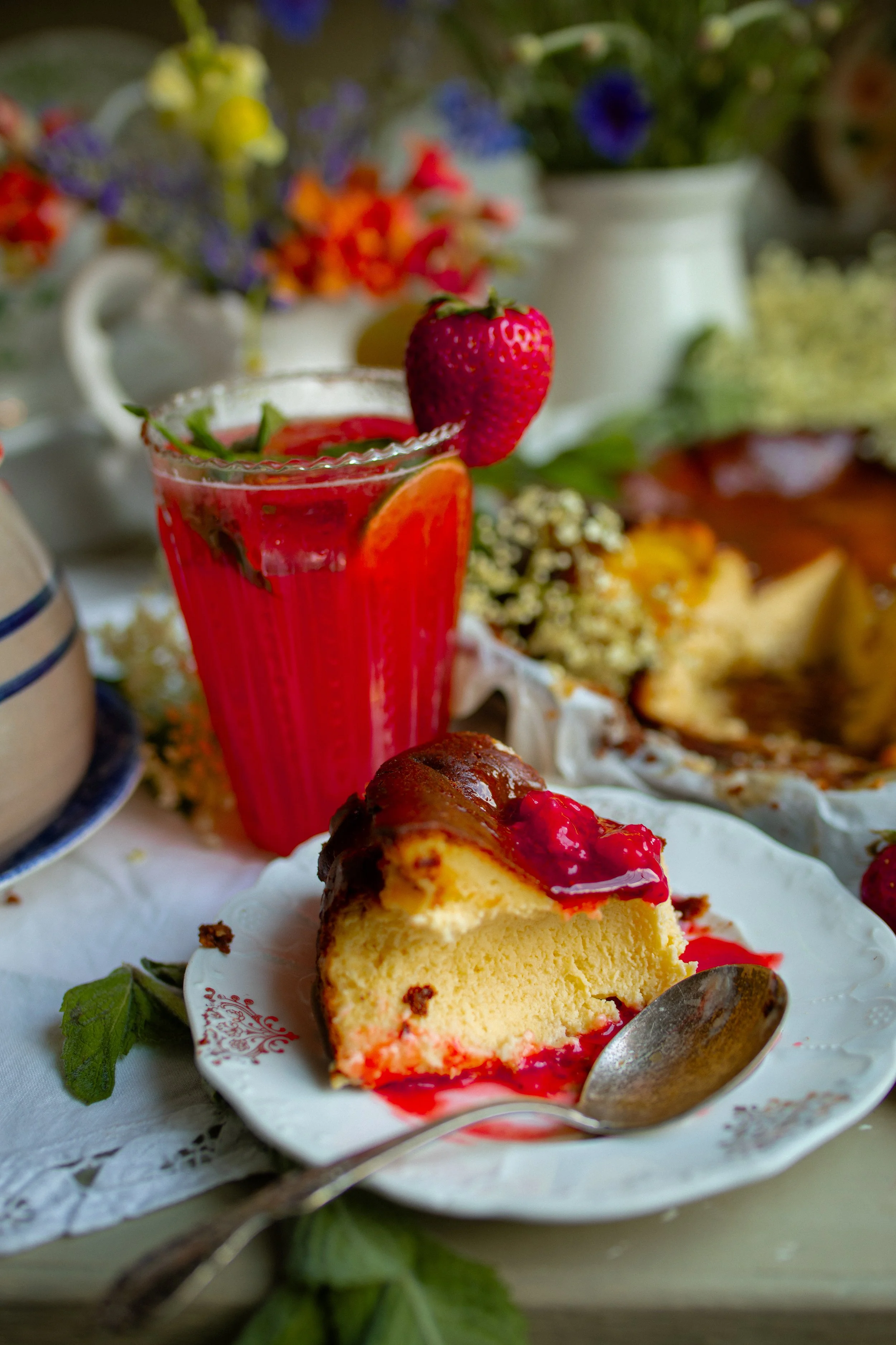 Elderflower Burnt Basque Cheesecake: Easy and Delicious Summer Recipe ...