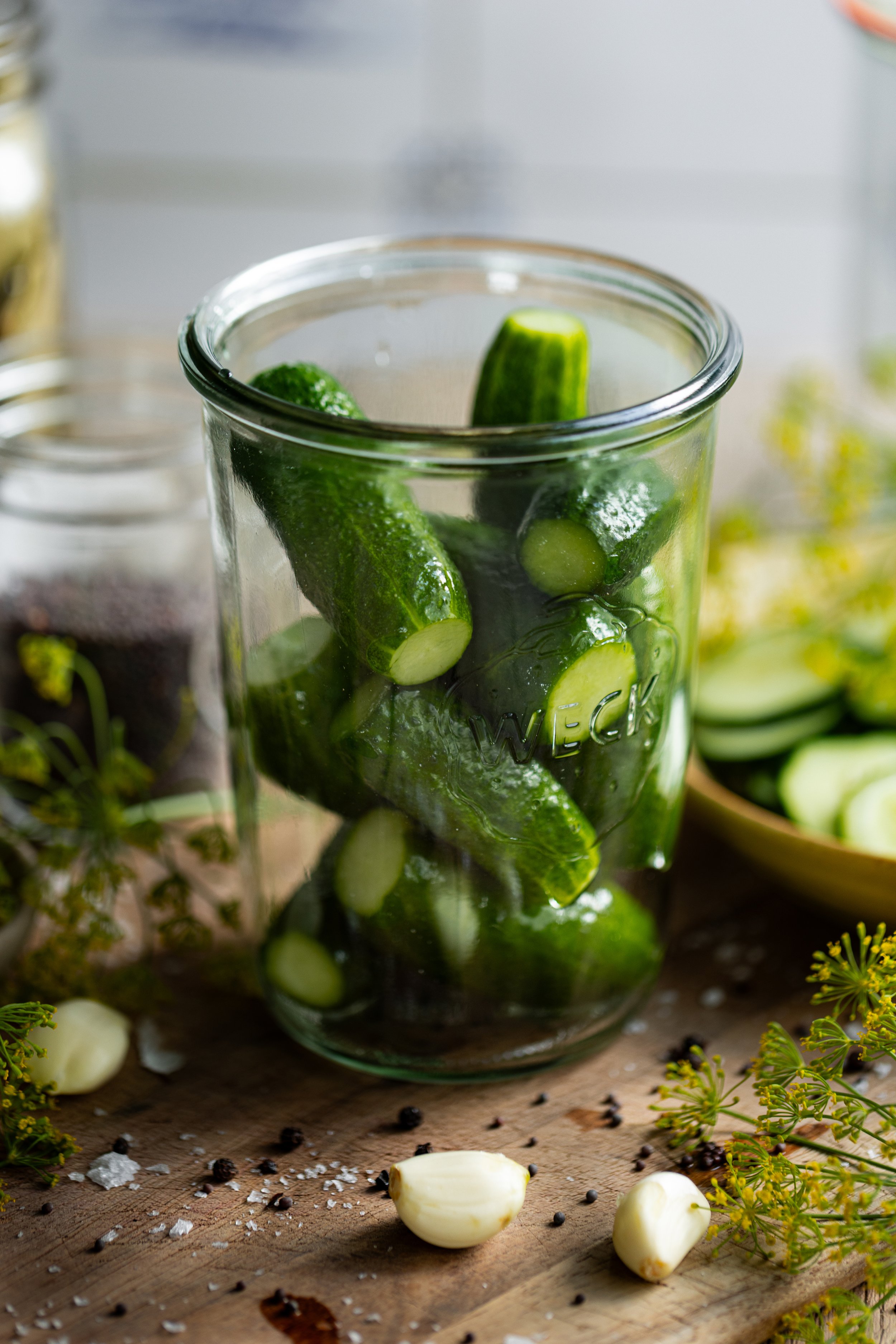 Refrigerator Dill Pickles: Easy Quick Pickling Recipe for Beginners ...