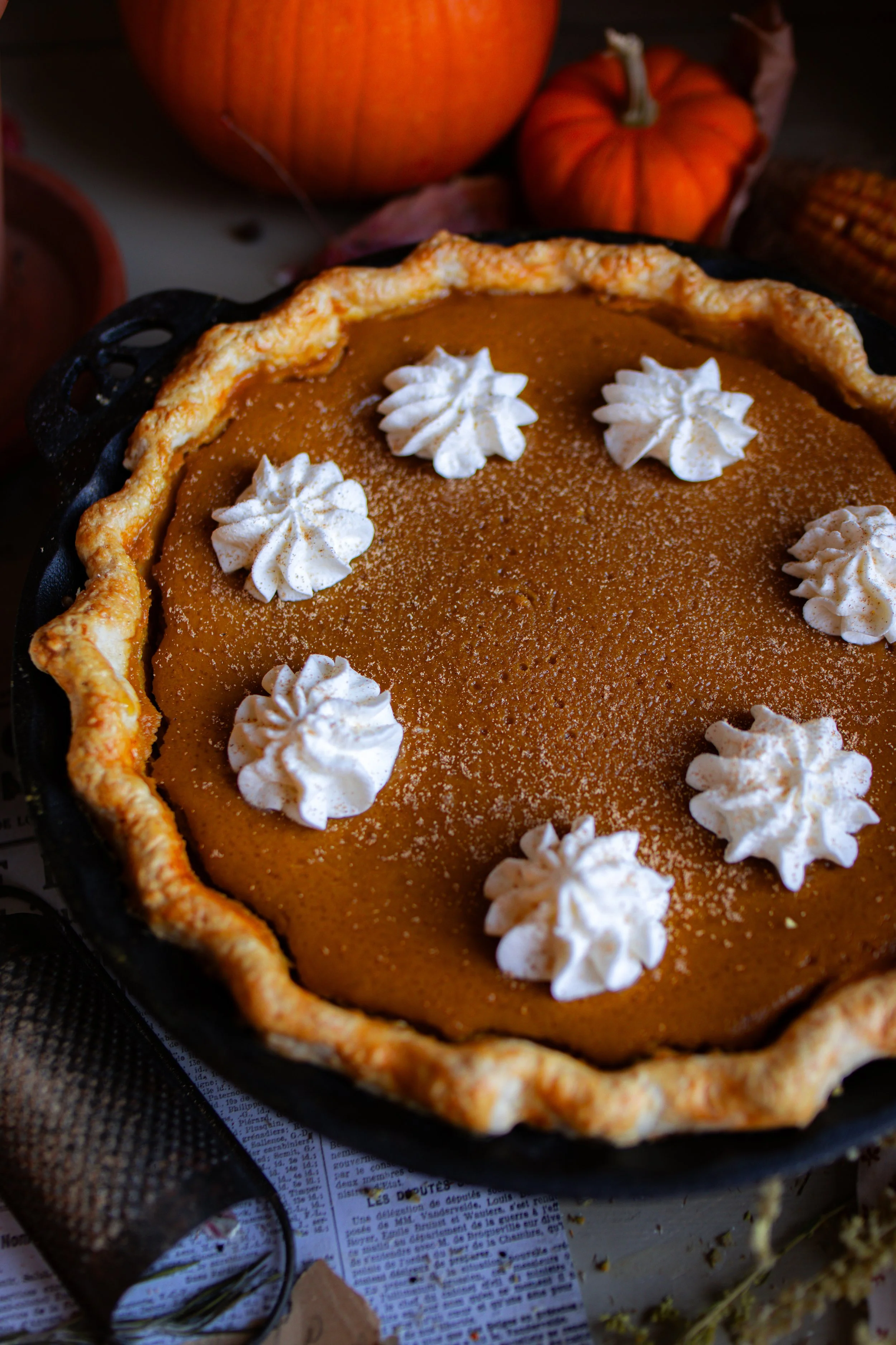 Classic Pumpkin Pie with a Historical Twist | Timeless Autumn Dessert ...