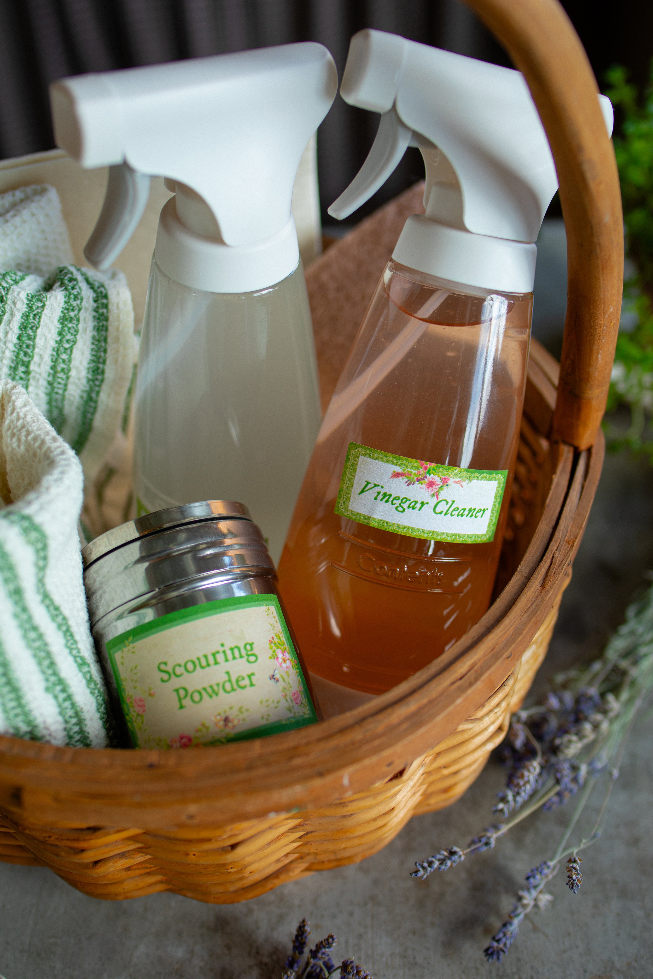 Cottagecore Spring Cleaning Caddy: 3 of Our Favorite Homemade Cleaning ...