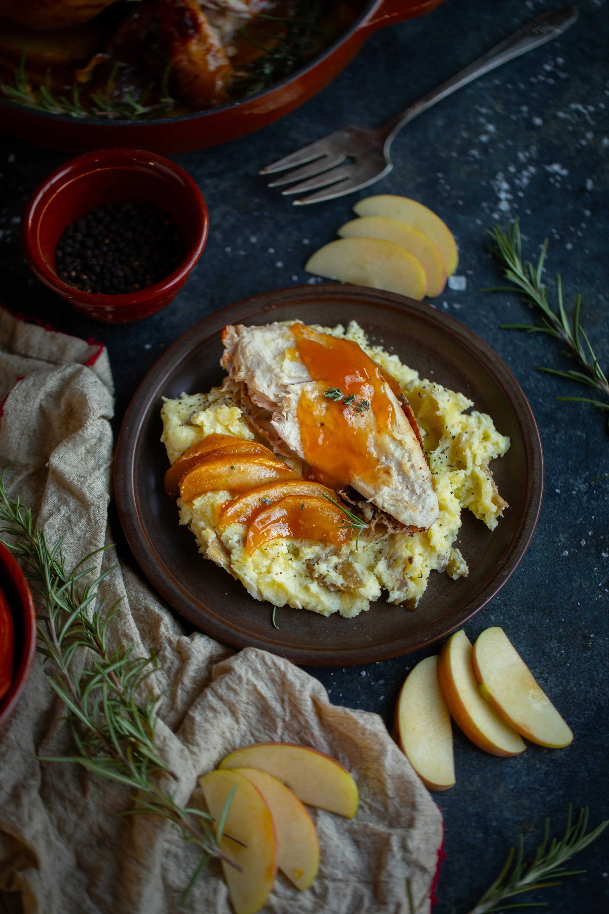 Apple Cider Roasted Whole Chicken: Cozy Winter Dinner Recipe — Under A ...