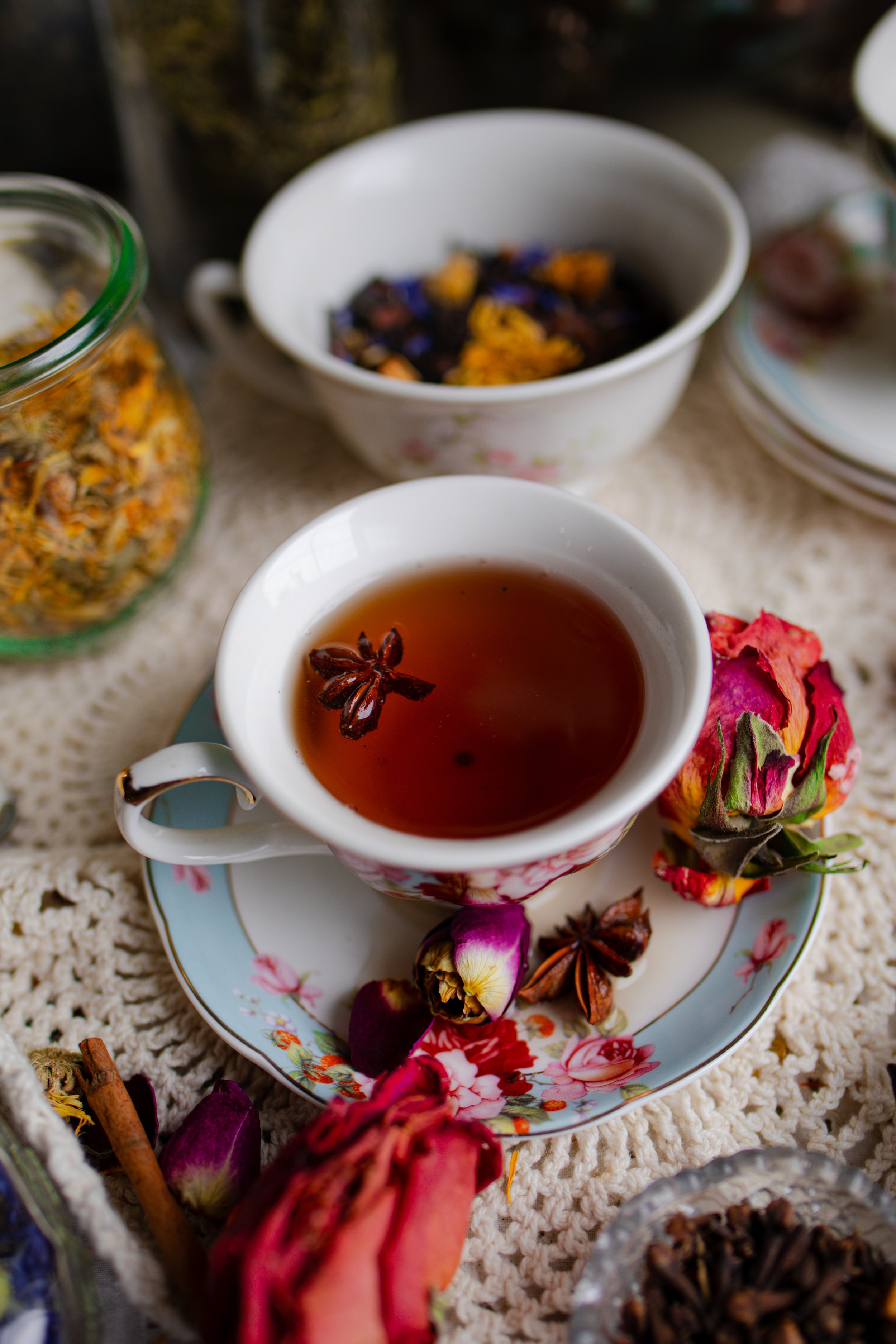 3 Cozy Tea Mixes for February: Loose Leaf Tea Recipes — Under A Tin Roof