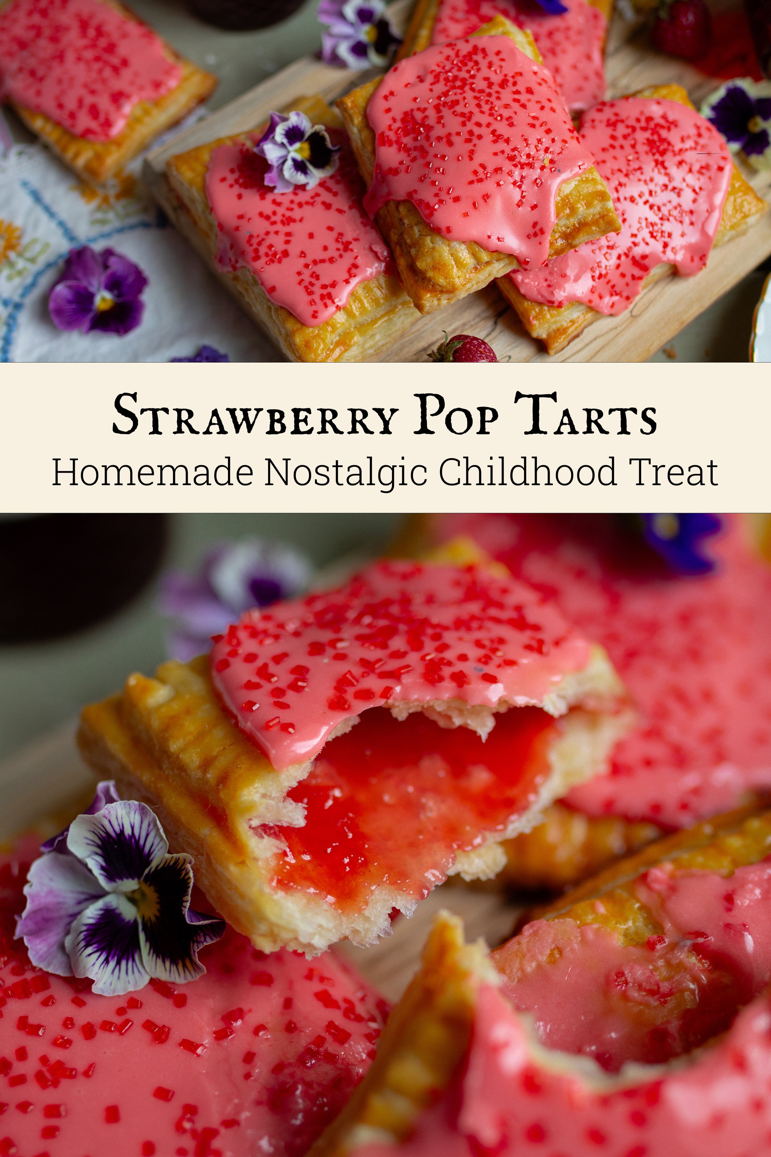 Homemade Fresh Strawberry Pop Tarts: Easy Nostalgic Breakfast Treat ...