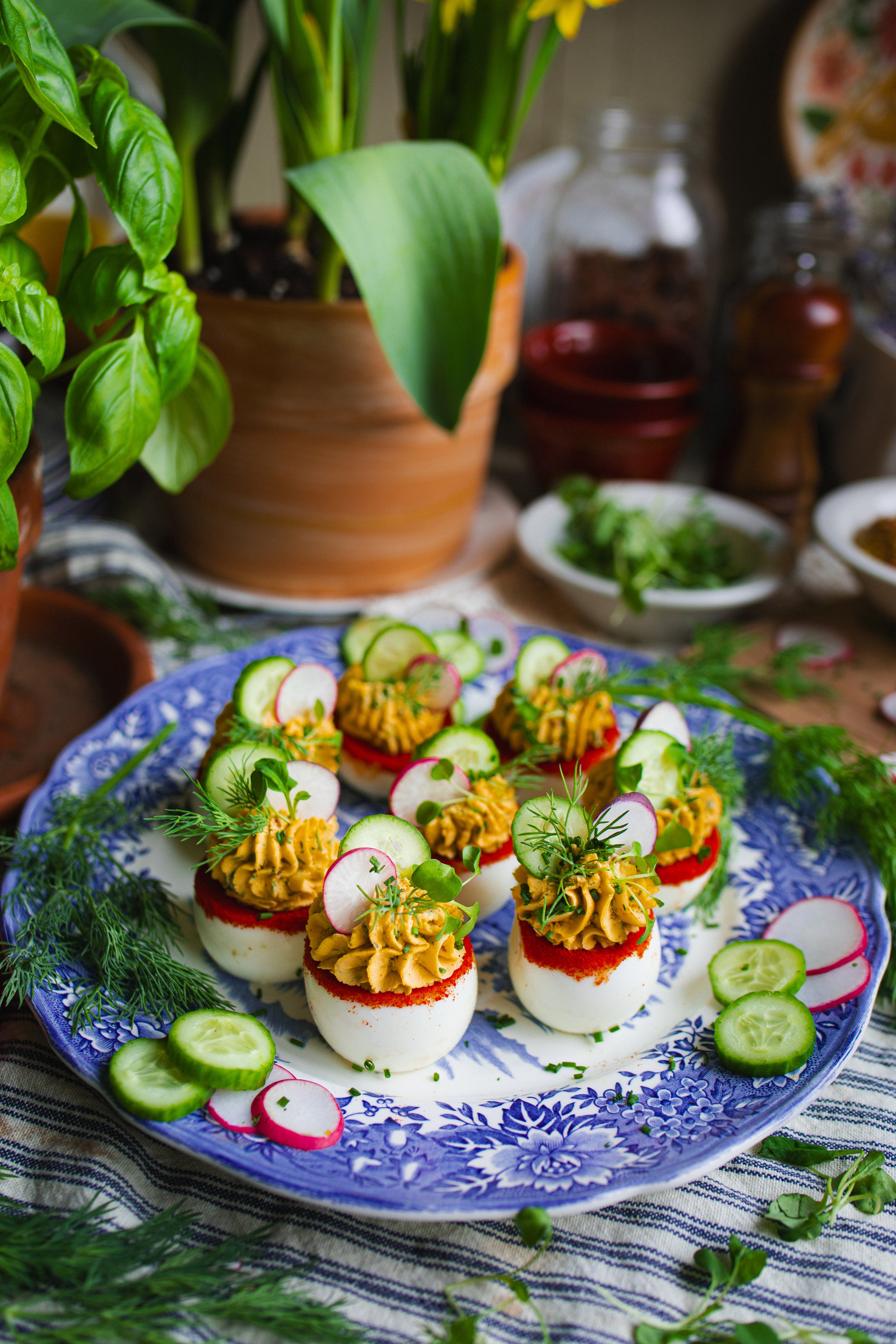 Chive & Dill Deviled Eggs: Fantasy Inspired Recipe from the Elven Herb ...