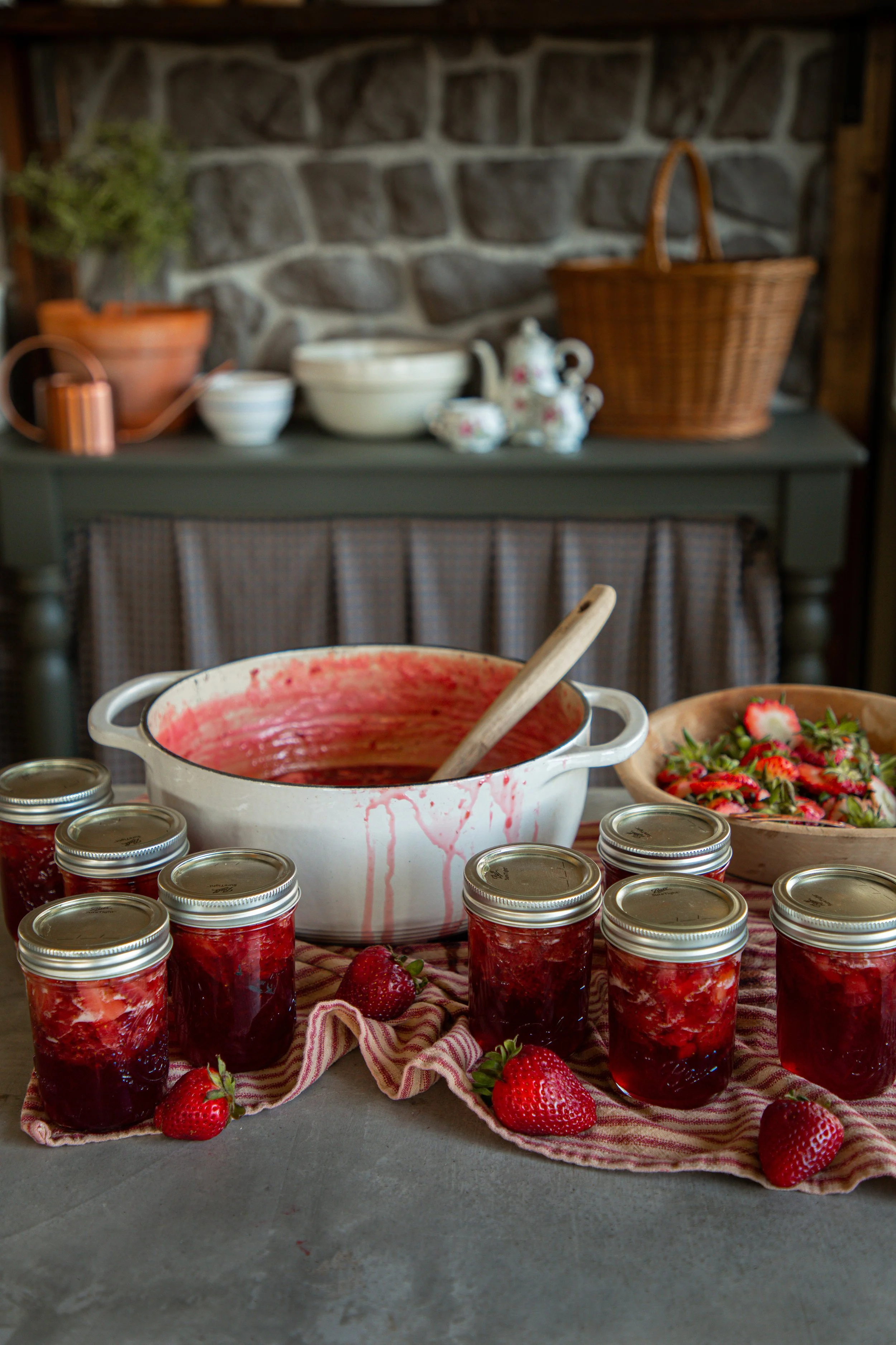 Classic Strawberry Jam Recipe for Canning or Freezing | Small Batch Option — Under A Tin Roof