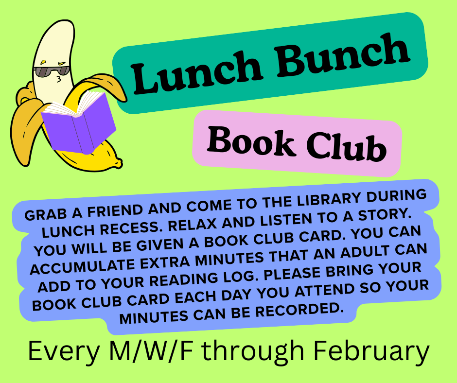 Lunch Bunch Reading Club — Fammatre Home & School Club