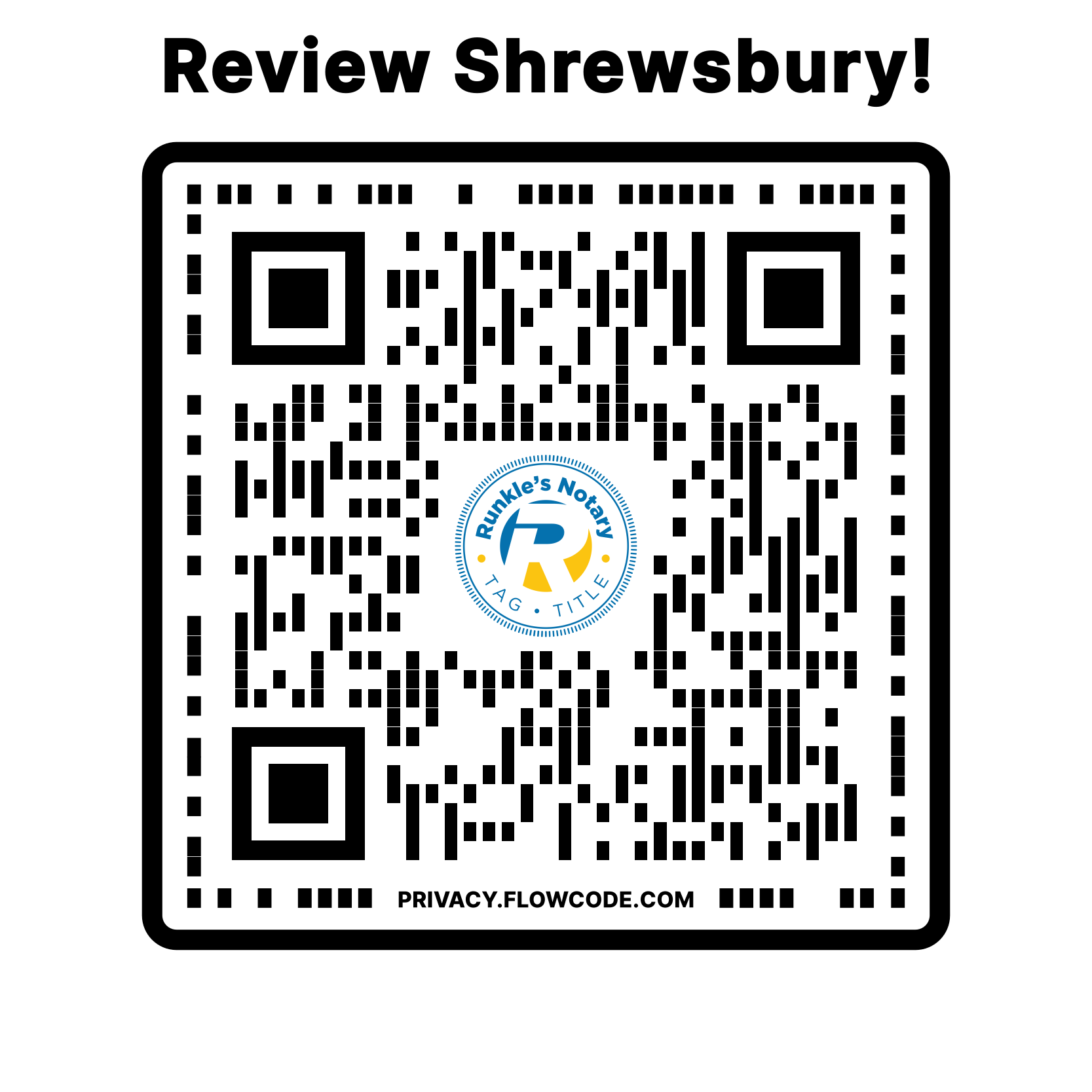 Reviews — Runkle's Notary Tag Title