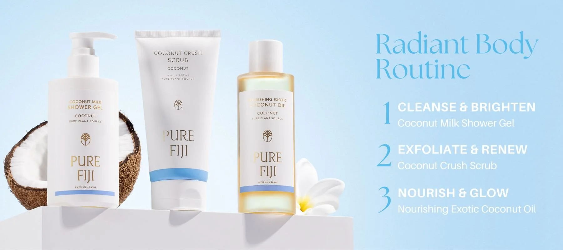 Nourishing Exotic Coconut Oil (7.7oz/230ml) - Pure Fiji