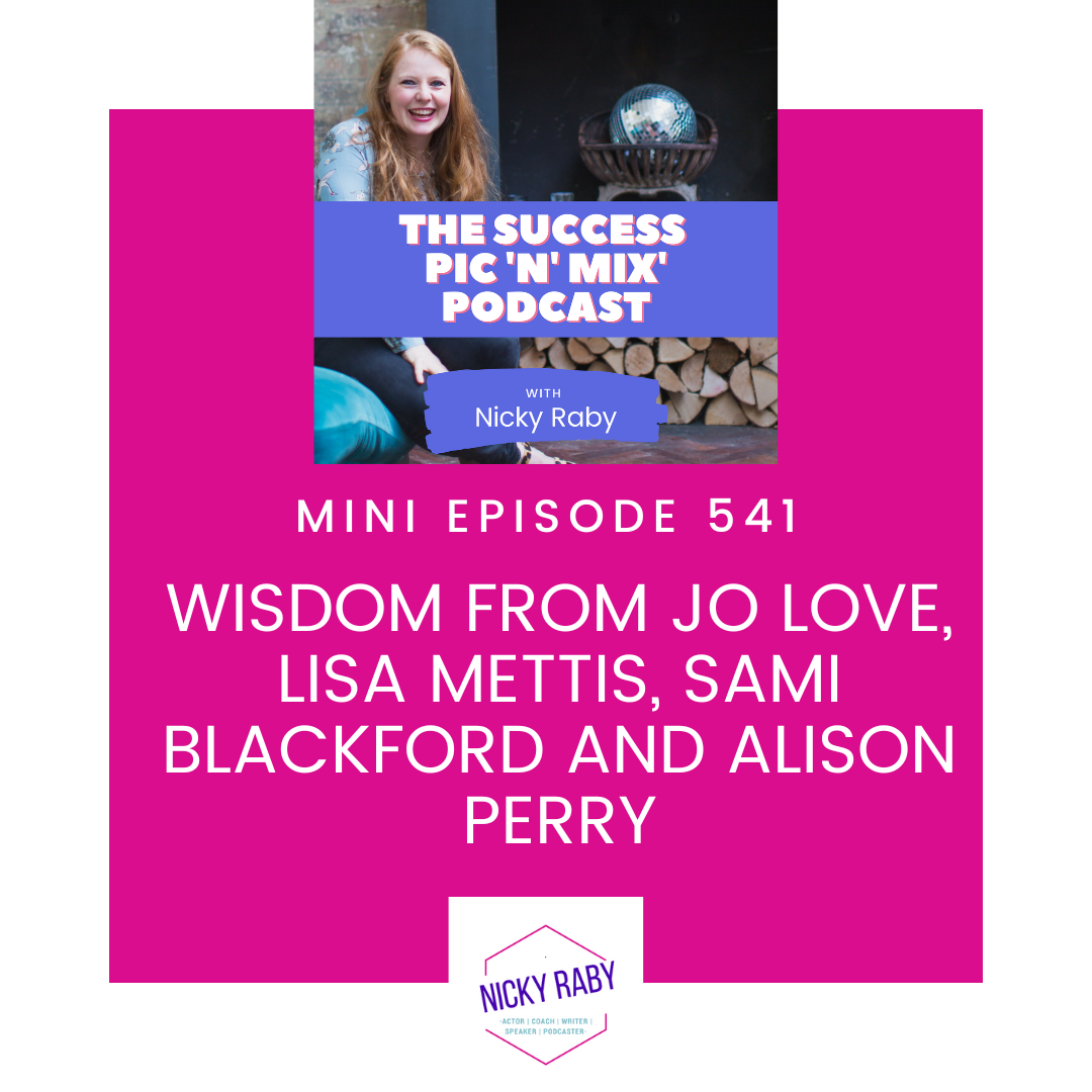 Mini Episode 539: Wisdom from Tamu Thomas, Claire Russell, Sally Lovett ...