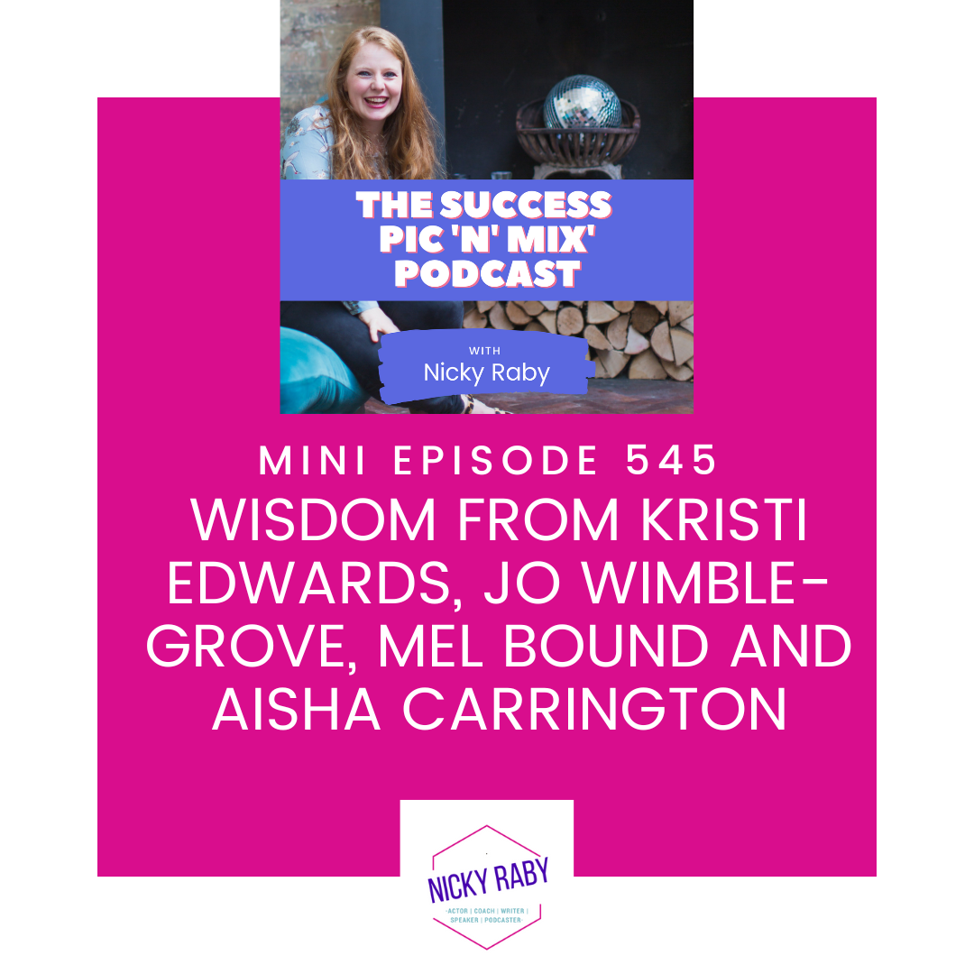 Mini Episode 547: Wisdom from Sarah Gregory, Mark Leruste, Sophie ...
