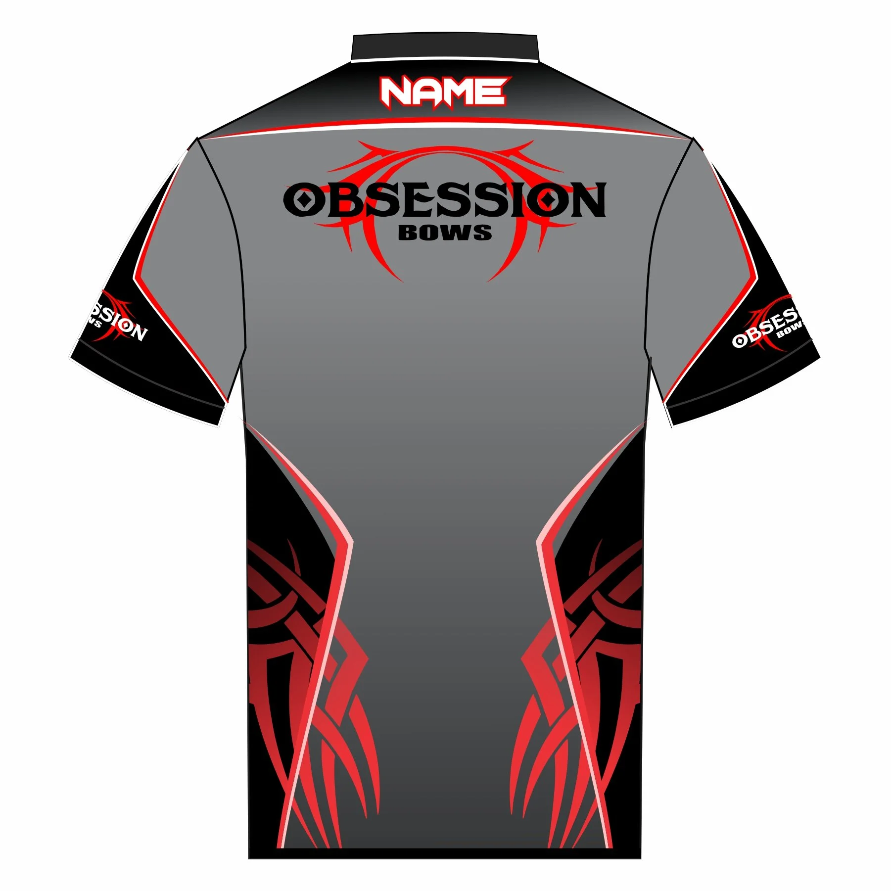 Obsession Archery Grey Team Jersey — Full Drawn Addiction