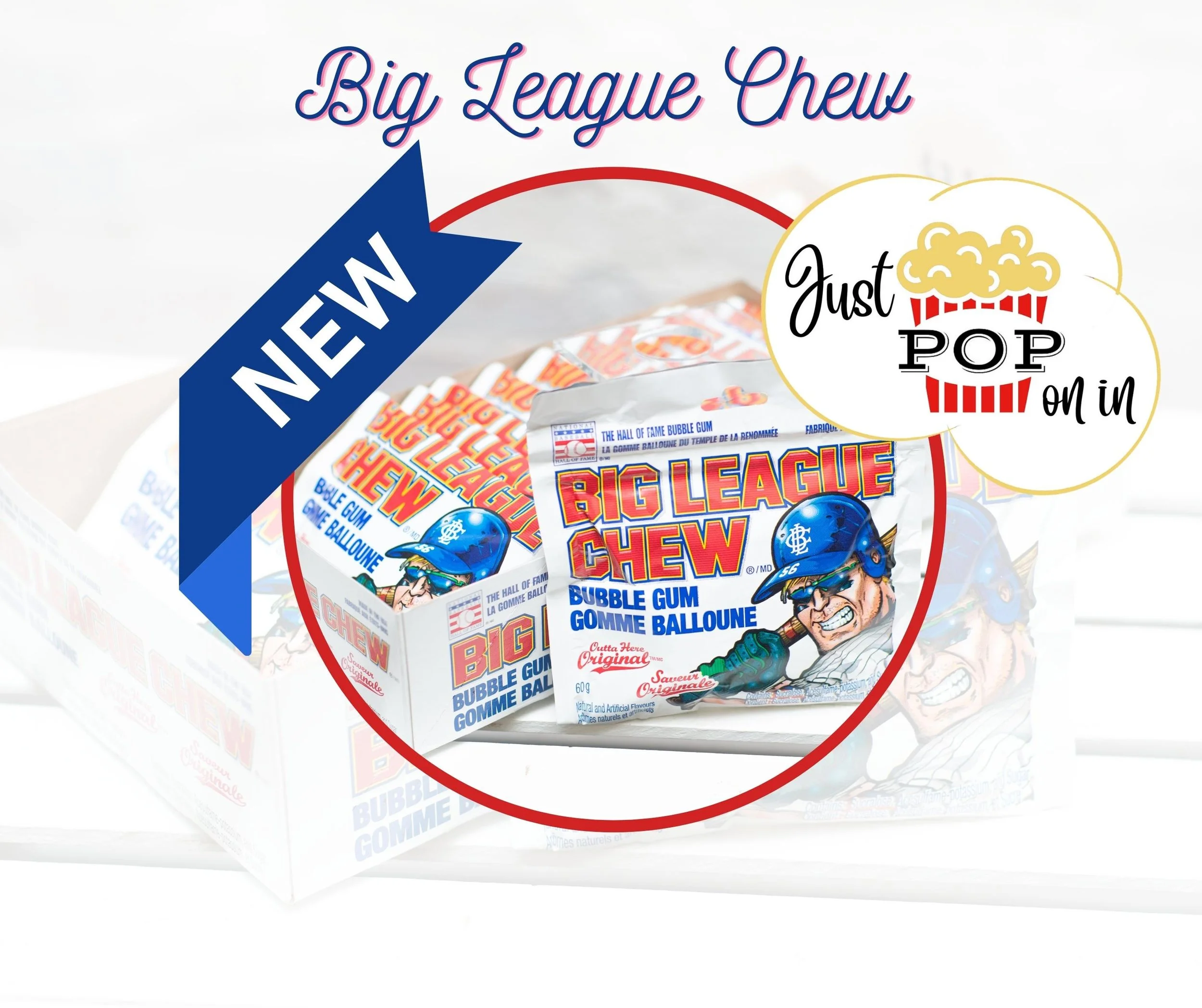 BUBBLE GUM BIG CHEW — GOURMET POPCORN & CANDY SHOPPE