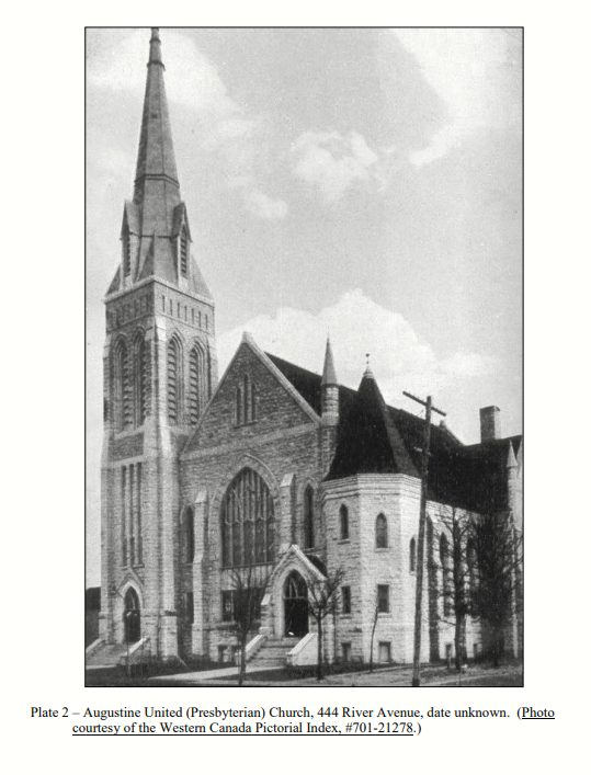 History — Augustine United Church