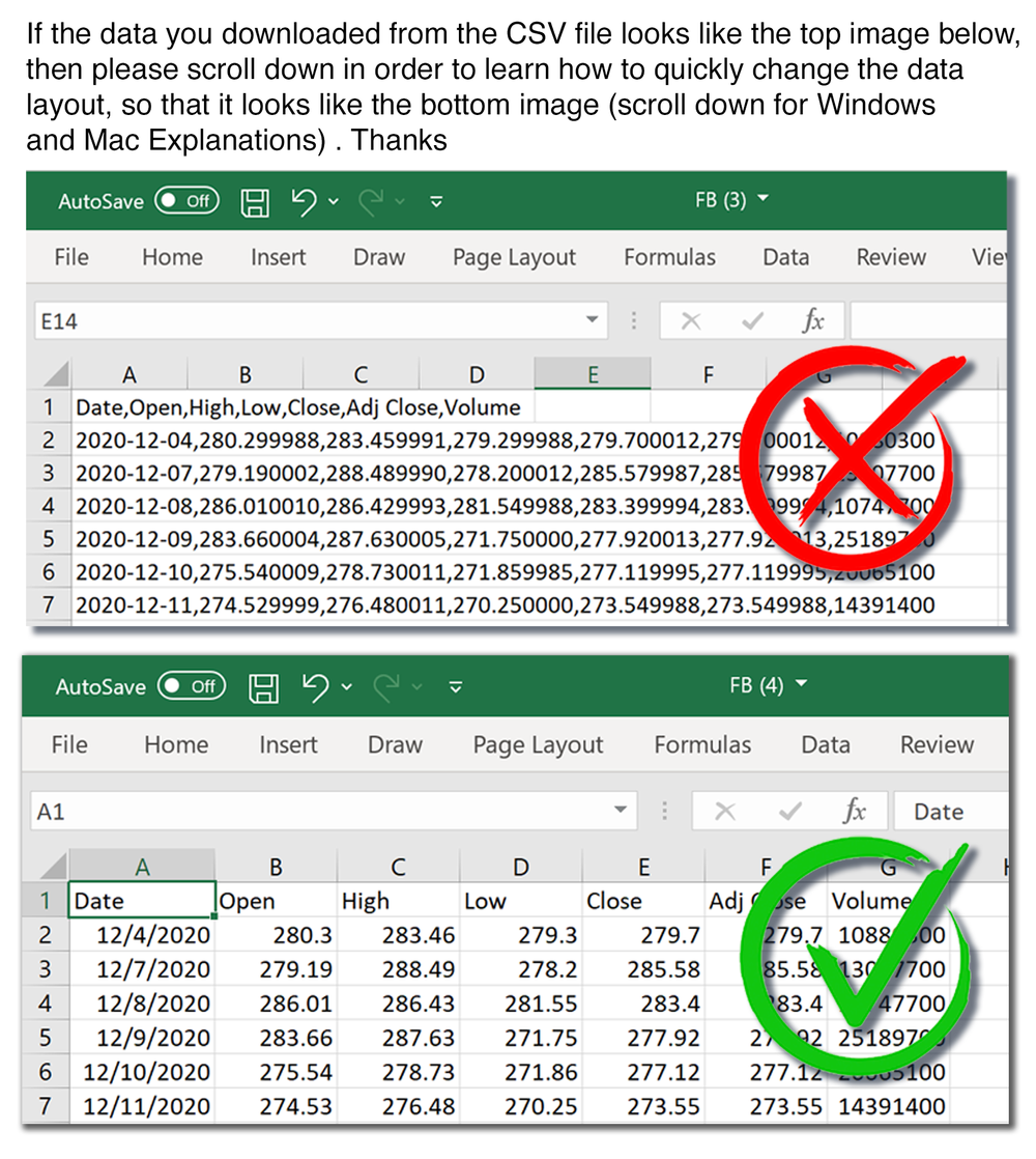 How to Populate the Options Spreadsheets — Haroun Education Ventures, Inc.