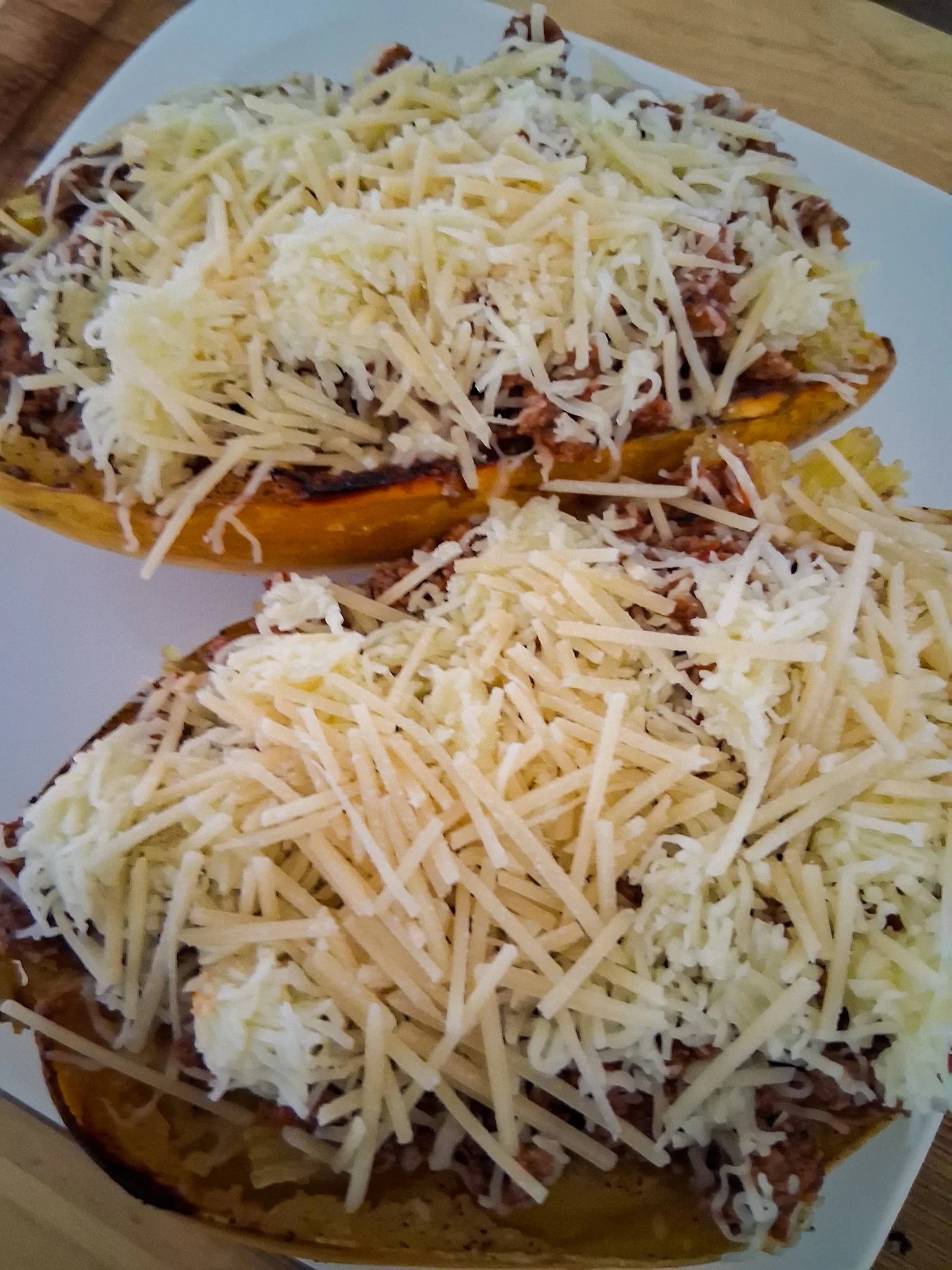 Stuffed Spaghetti Squash with Meat Sauce — Strandquist Family Farm