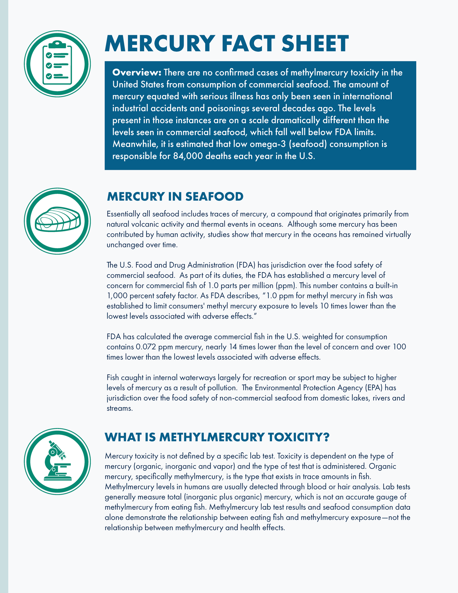Mercury Fact Sheet — Hungry For Tuna