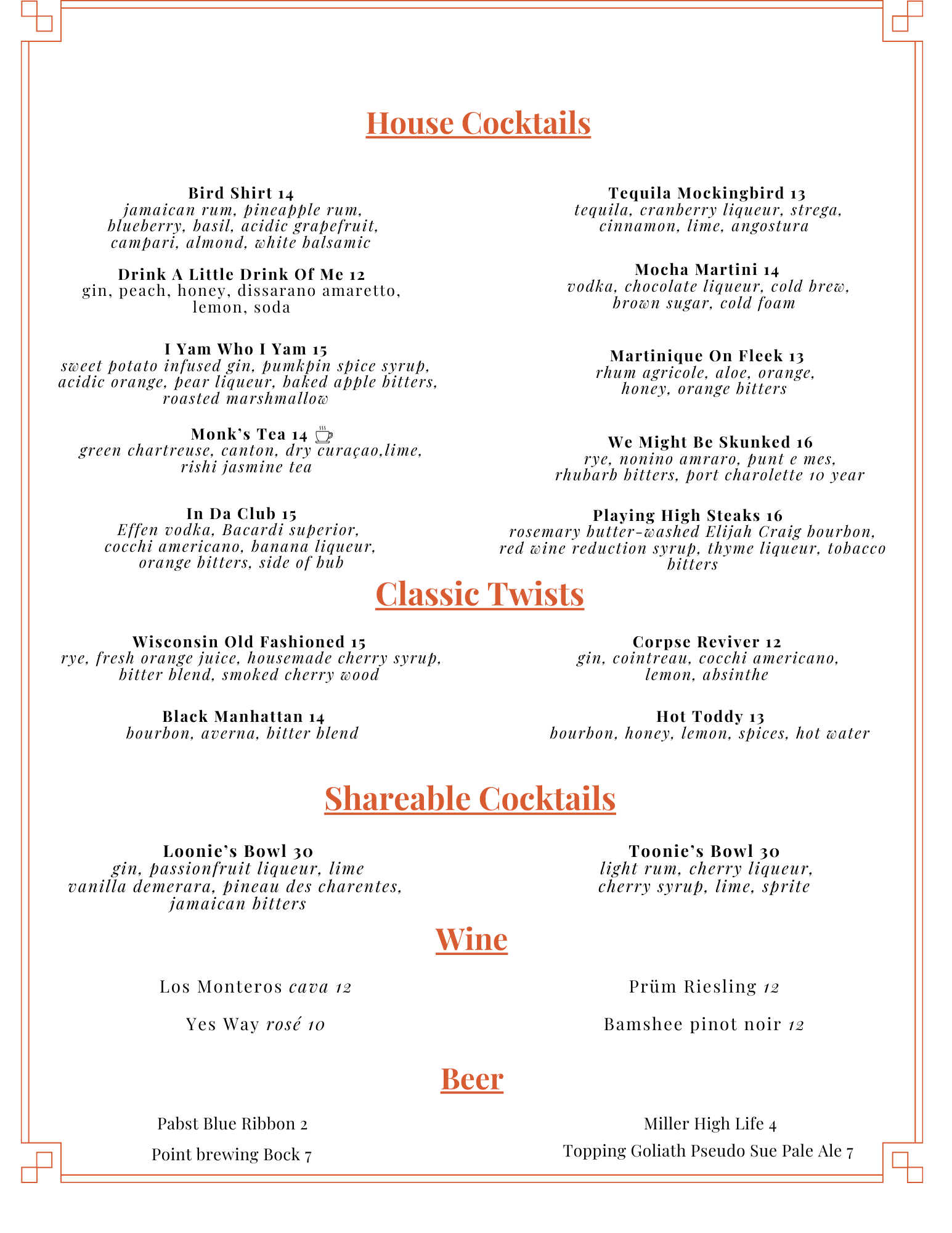 General 1 — Third Coast Provisions