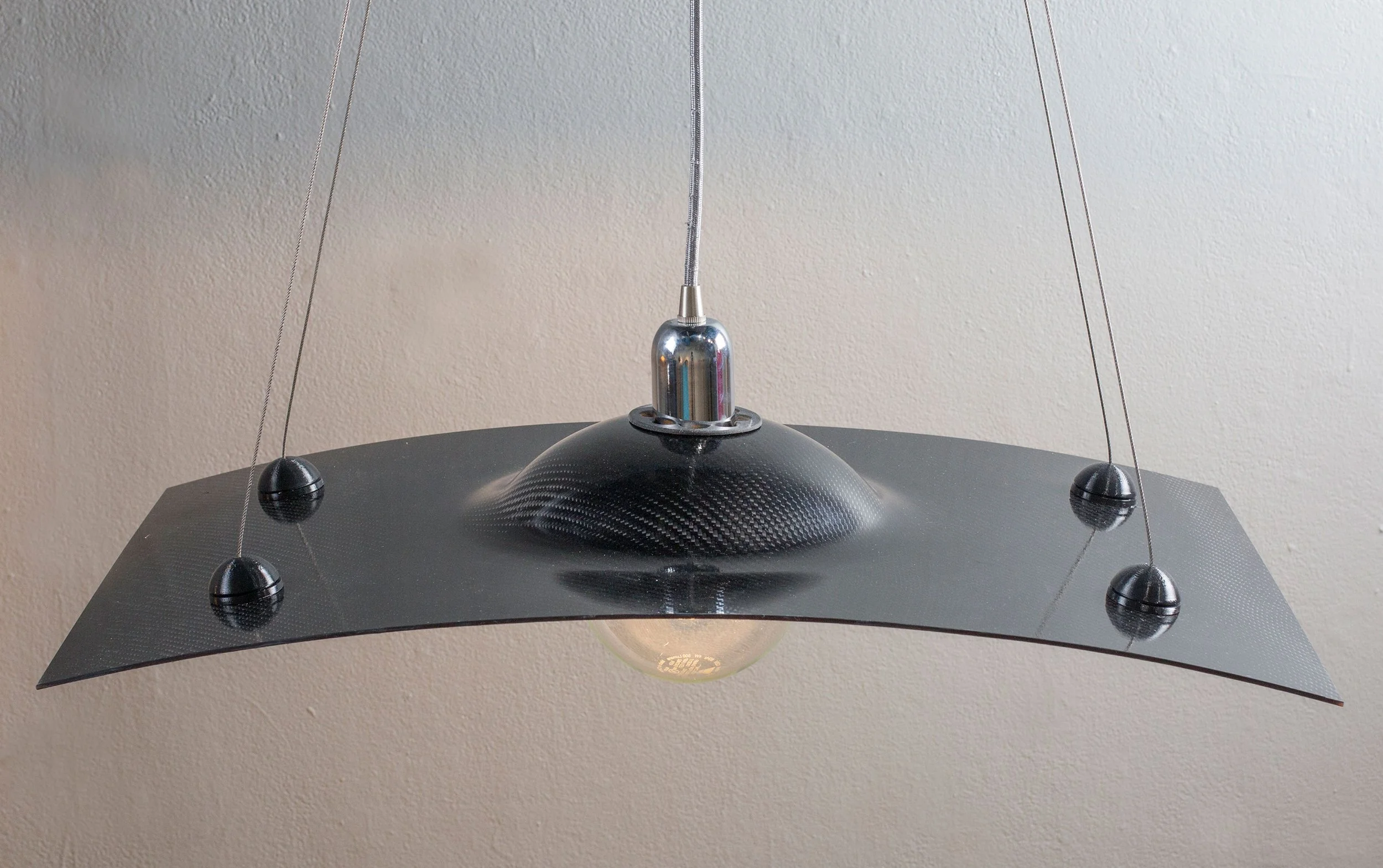 Walnut Wood Veneer Arc Lights by Fuller Design — Fuller Design