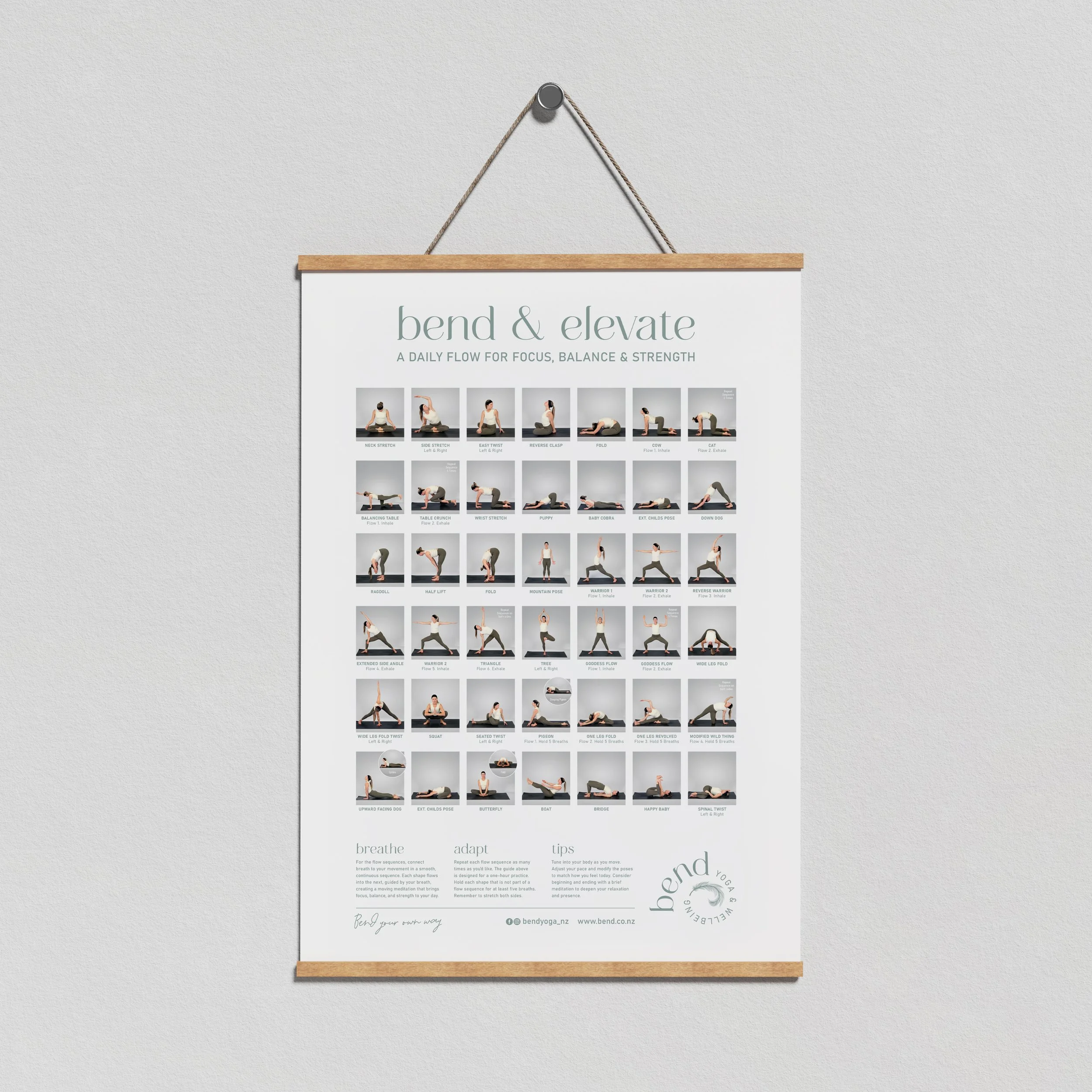 Posters — Bend: yoga and wellbeing