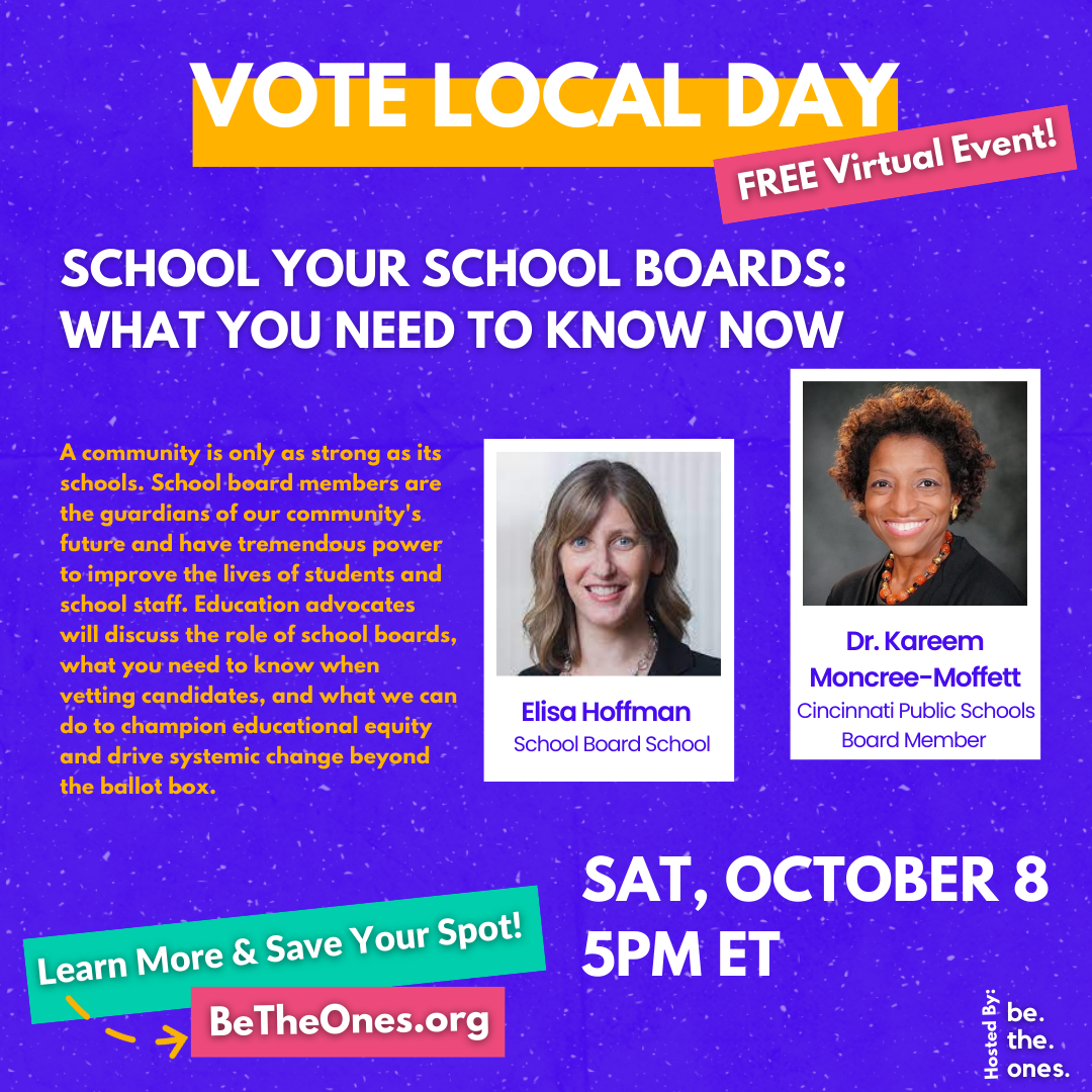 Vote Local Day — Be The Ones
