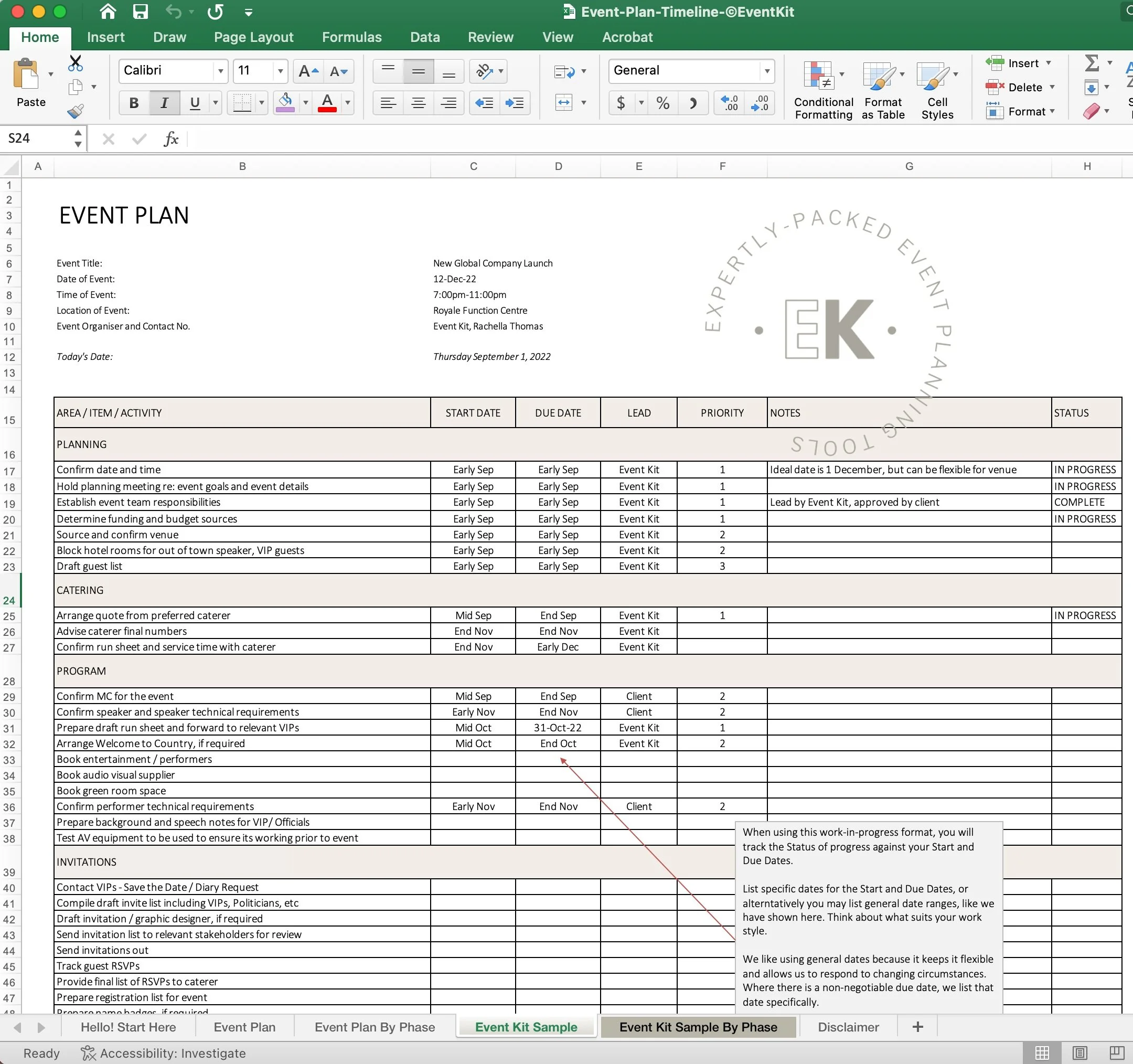 Our Favourite Event Planning Templates — Event Kit | Award-Winning ...