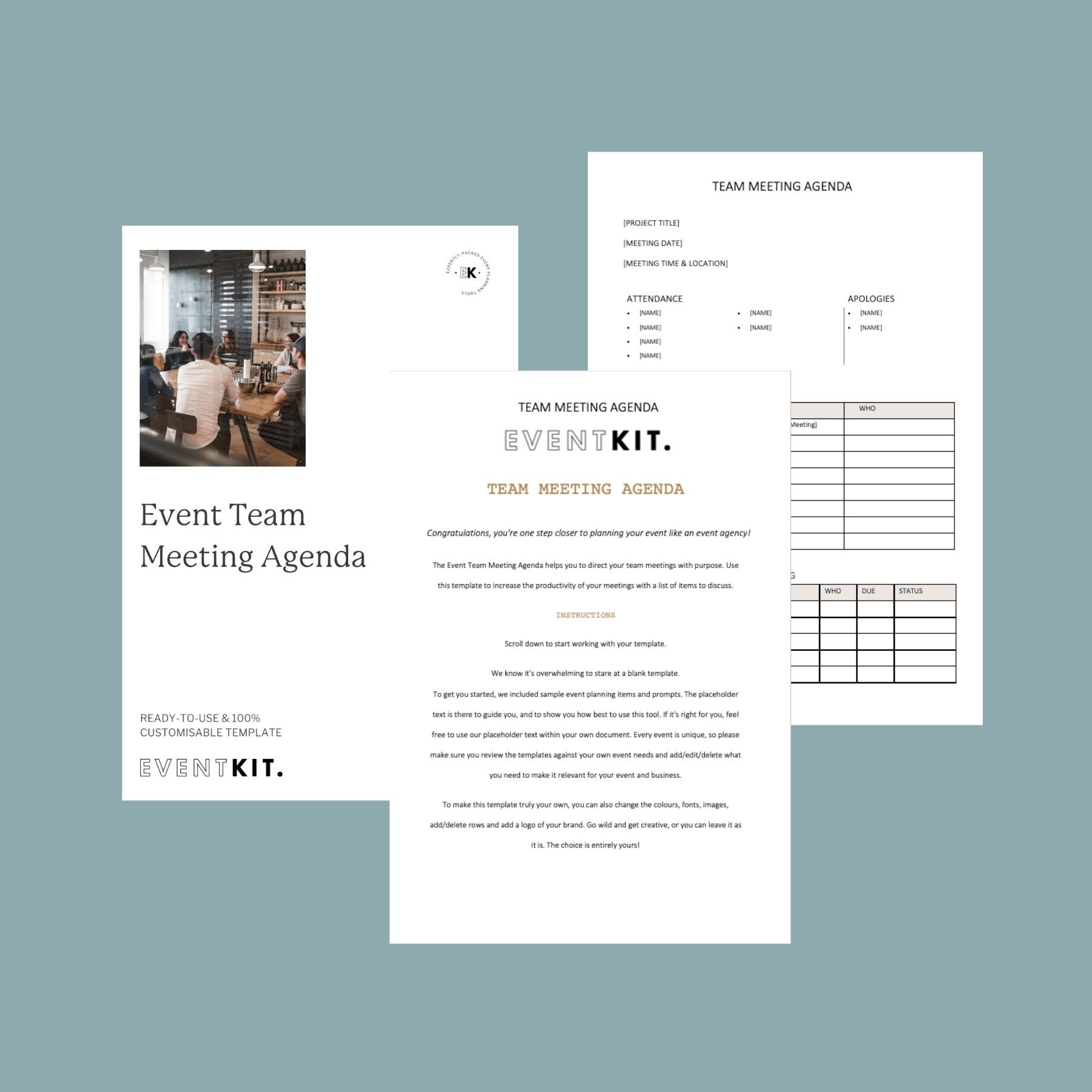 Event Business Admin - Template Bundle — Event Kit | Award-Winning ...