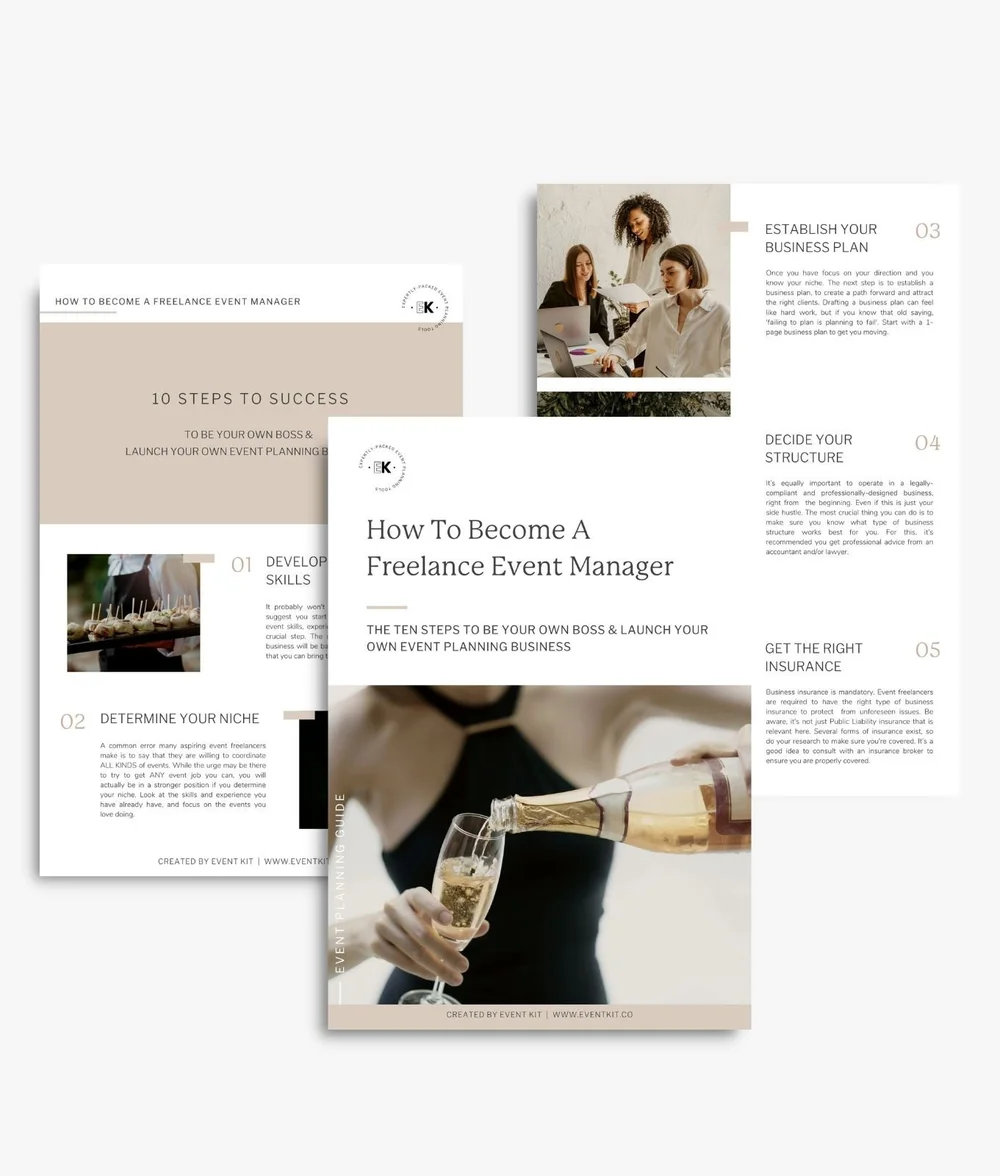 Freebies — Event Kit | Award-Winning Event Agency