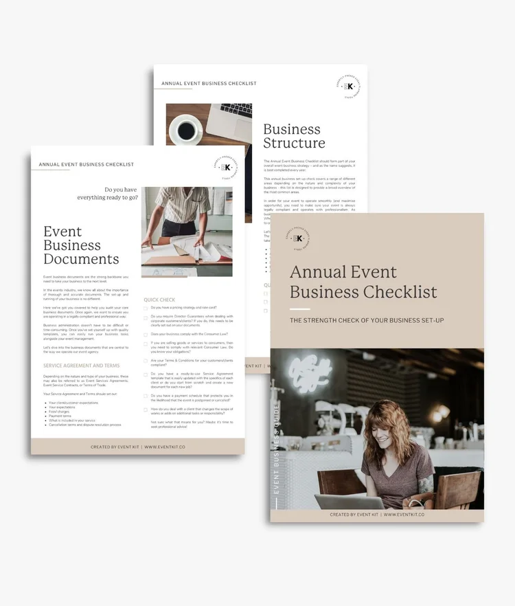 Freebies — Event Kit | Award-Winning Event Agency