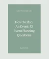 How To Plan An Event: 13 Event Planning Questions — Event Kit | Award ...