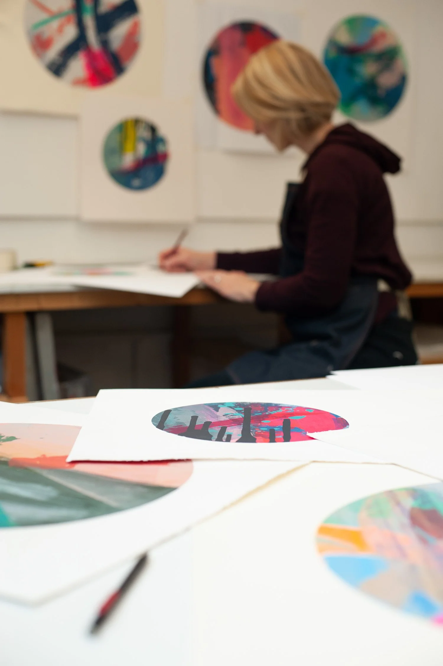 Circle prints — Kate Watkins | Artist & Printmaker