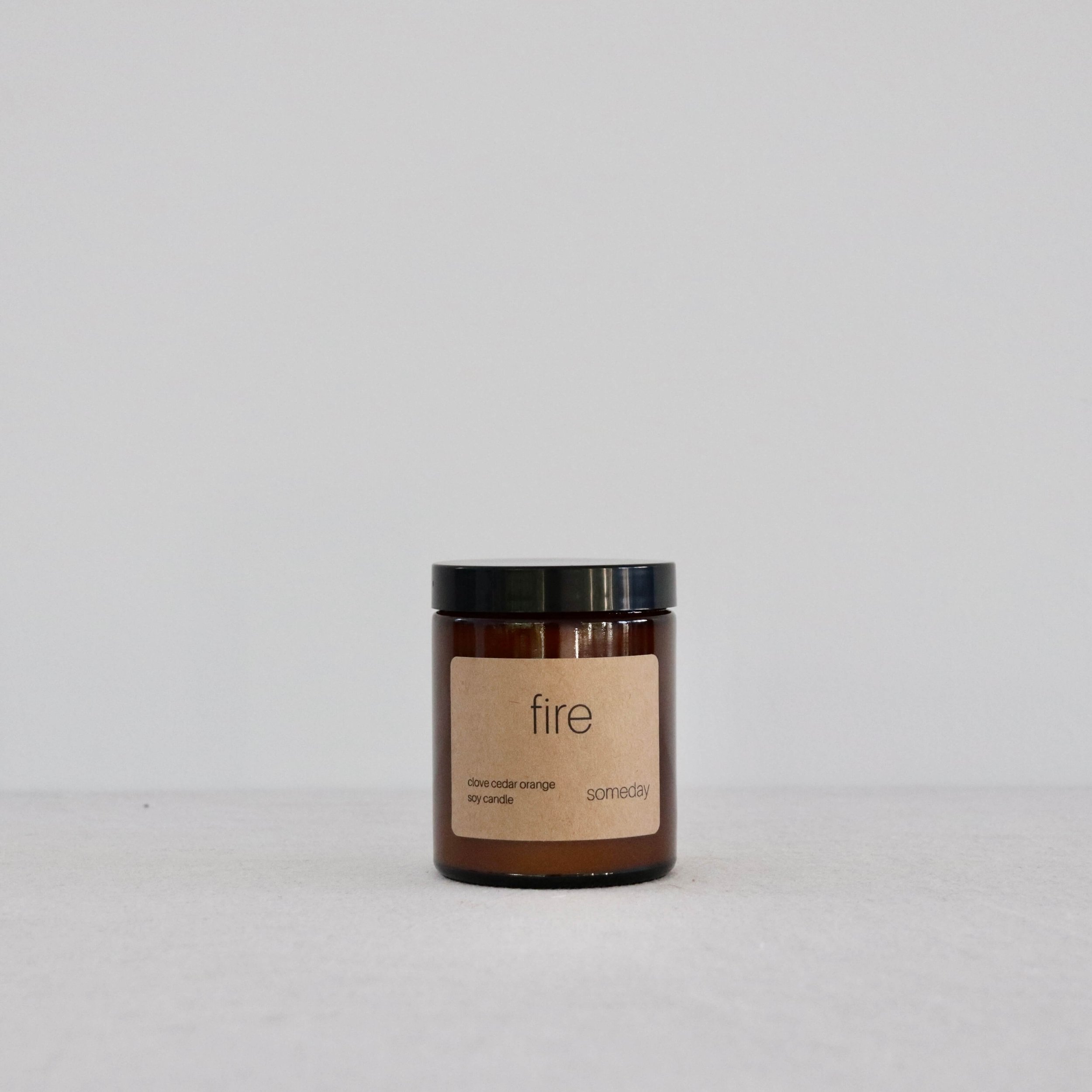 Fire | Clove Cedar Orange Candle 175ml — Someday