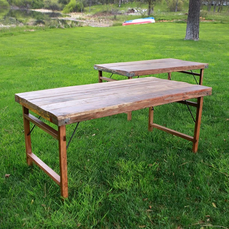 Old World 6' Folding Wedding Tables — BARNSWALLOW