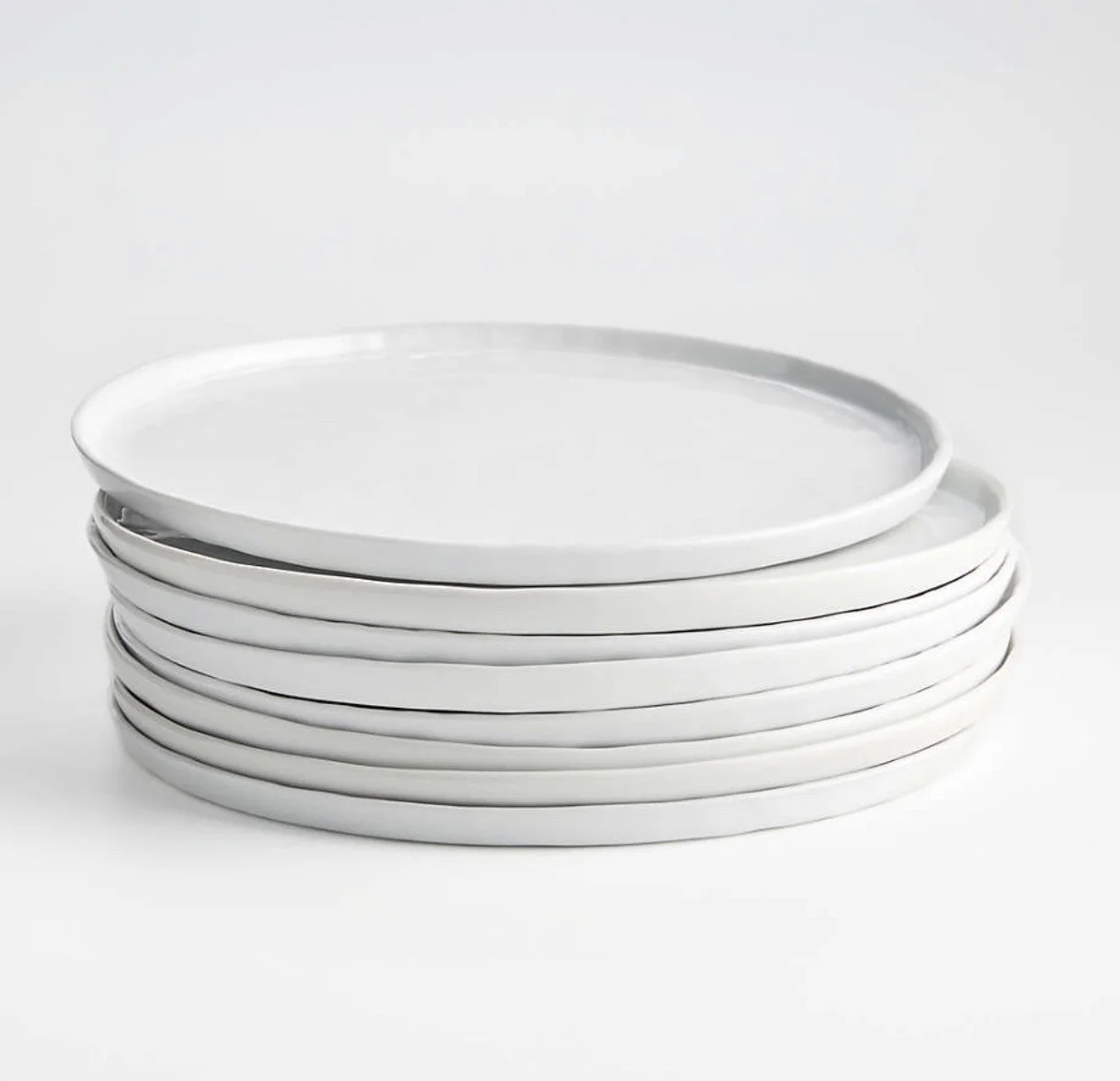 Modern White Dinner Plate — BARNSWALLOW