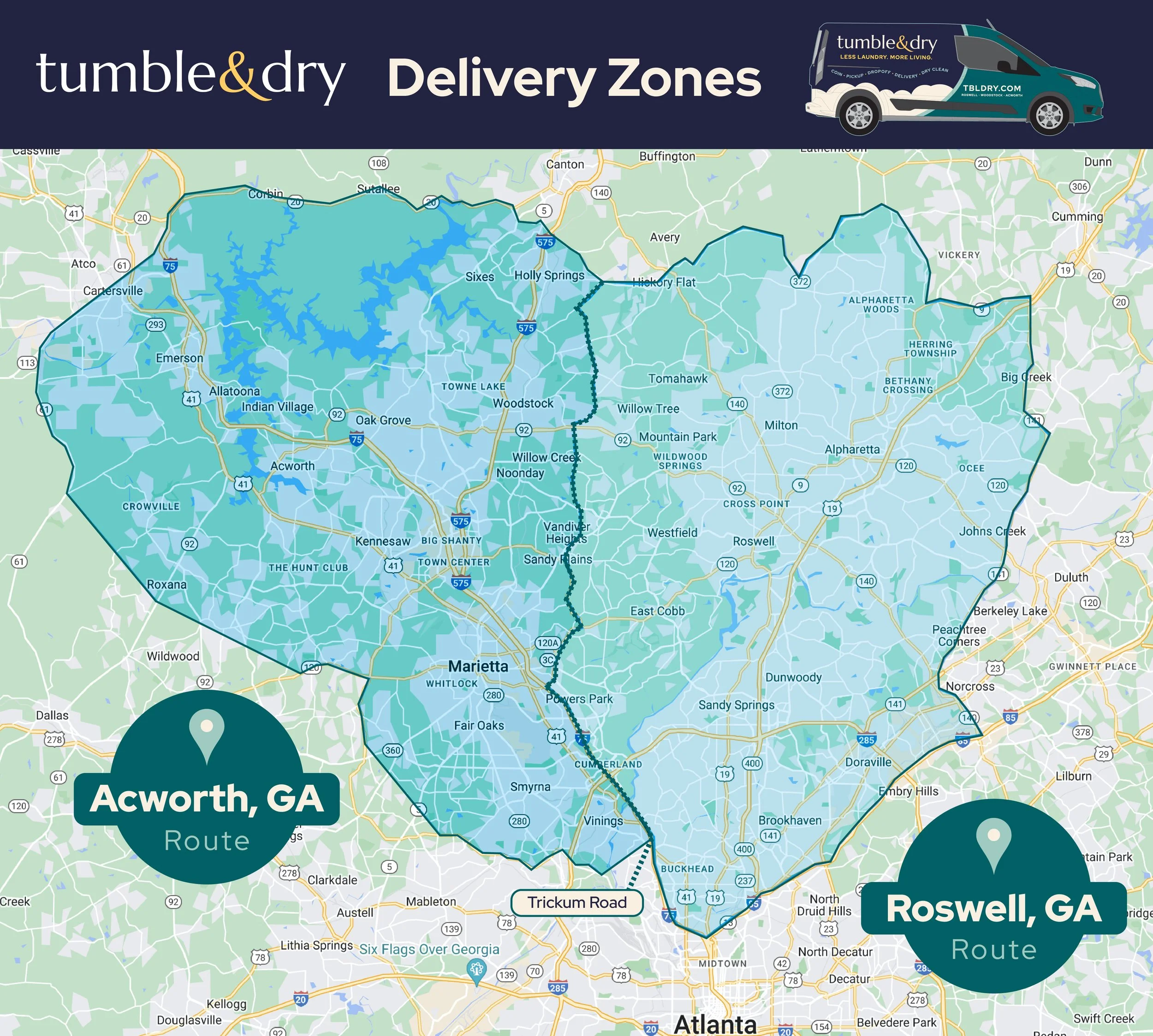 T&D Laundry | North Atlanta's Home Laundry Delivery — Tumble & Dry ...