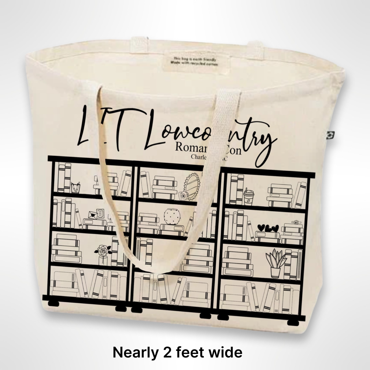LIT Romance Canvas Book Tote — Lust in the Lowcountry Romancecon