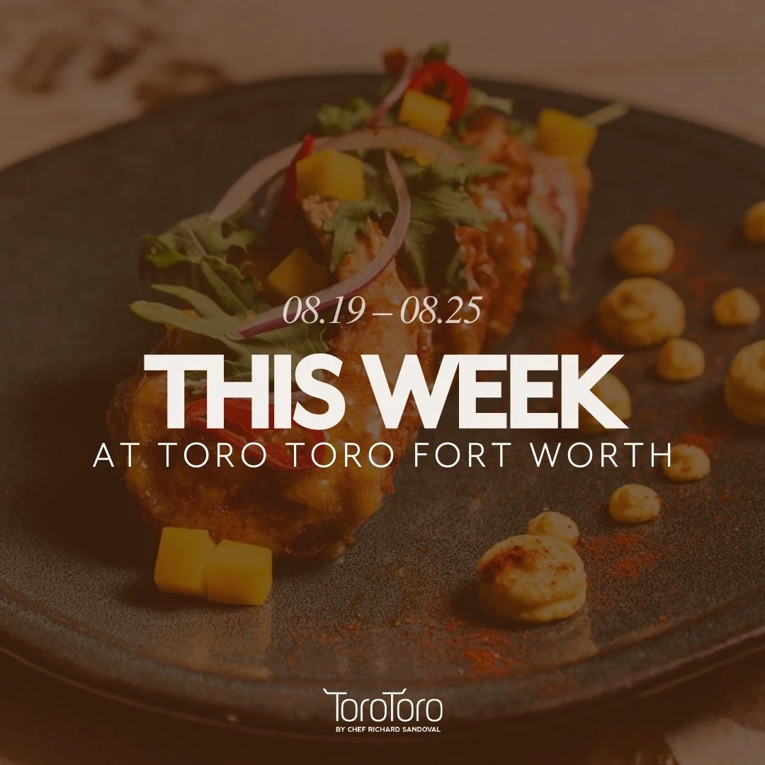 MENUS — Toro Toro - Fort Worth