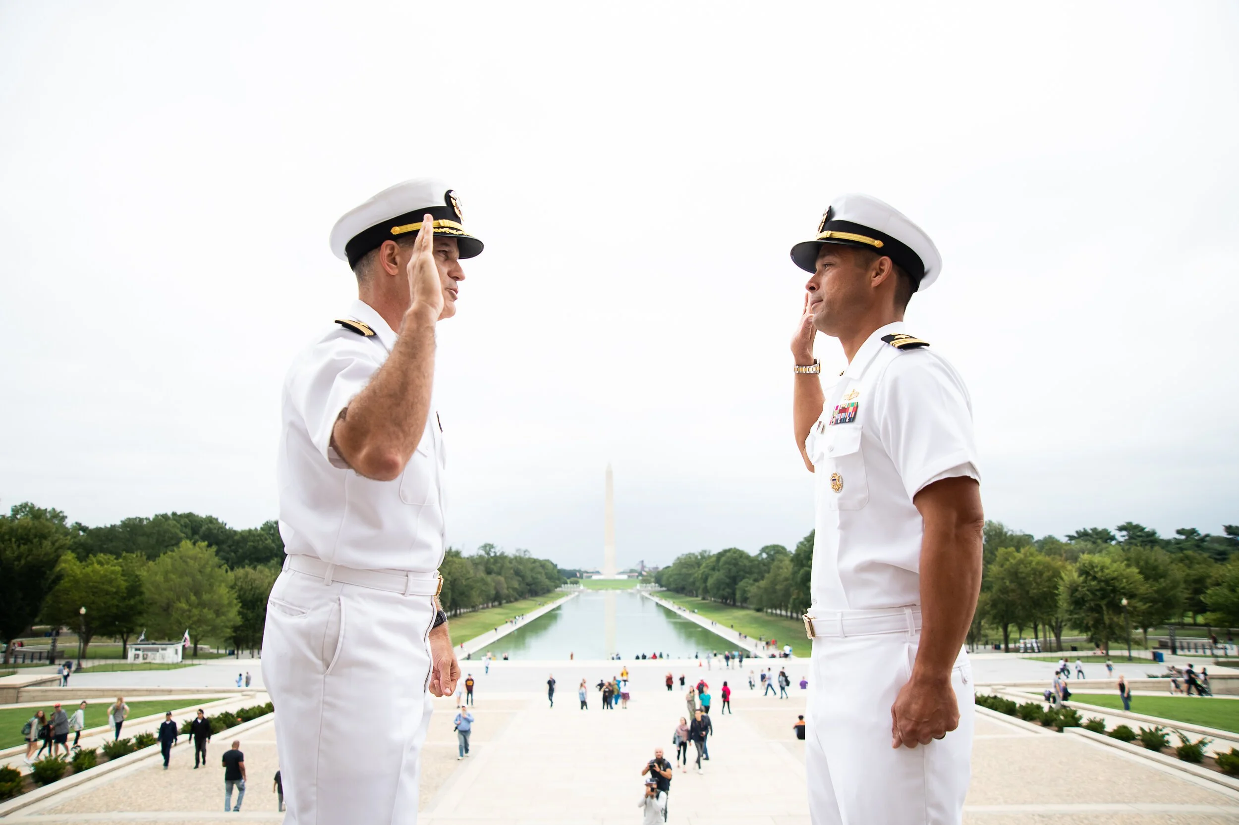 Military promotion photography at the Lincoln Memorial — Dcorzo Photography