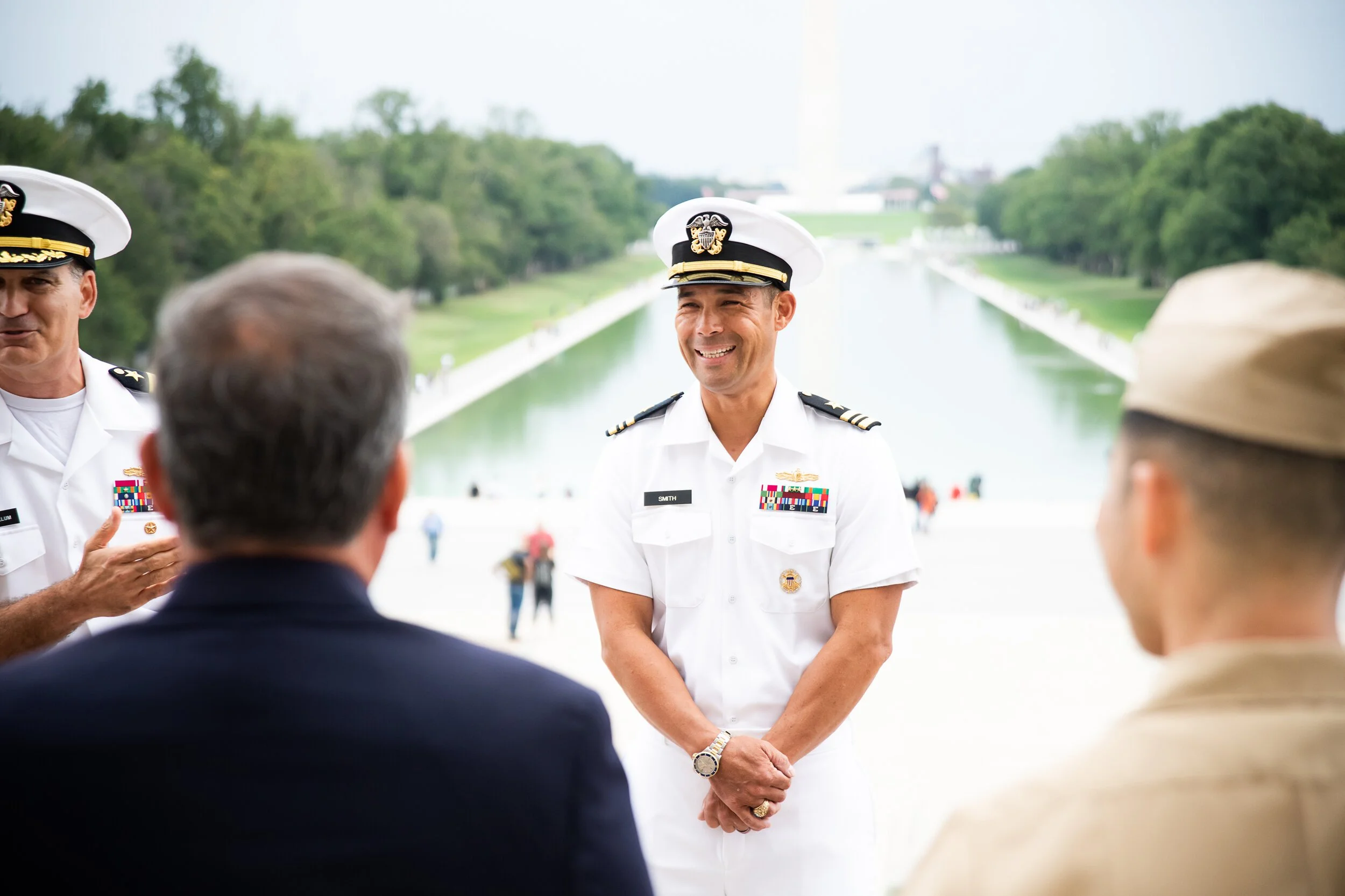 Military promotion photography at the Lincoln Memorial — Dcorzo Photography