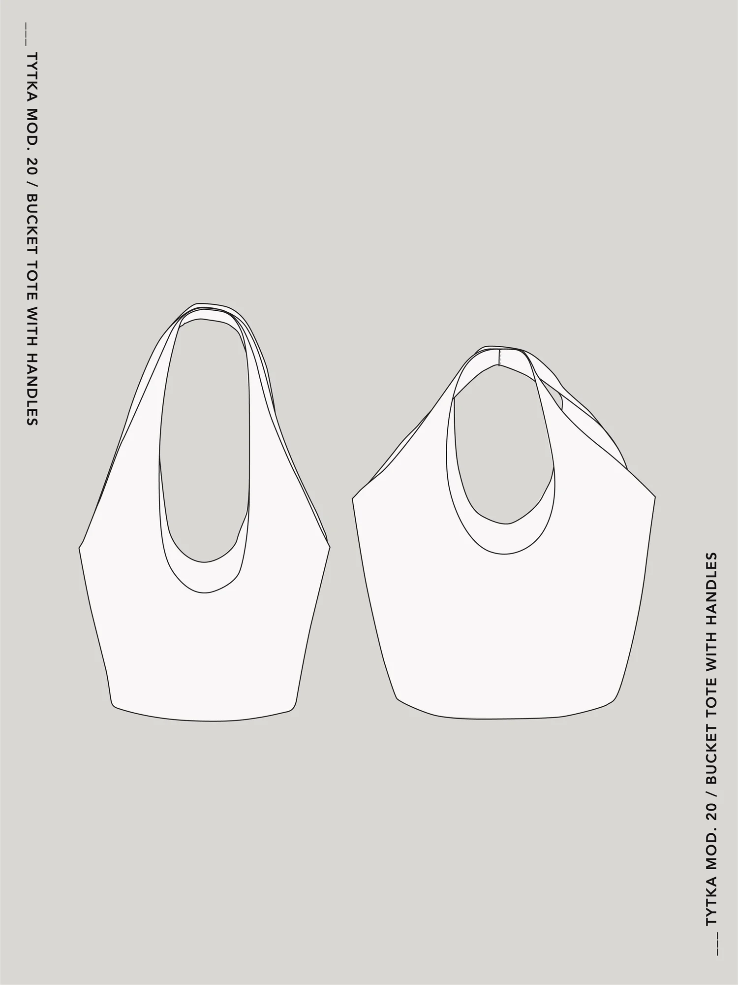 Foldable Tool Bag PDF PATTERN — TYTKA Studio