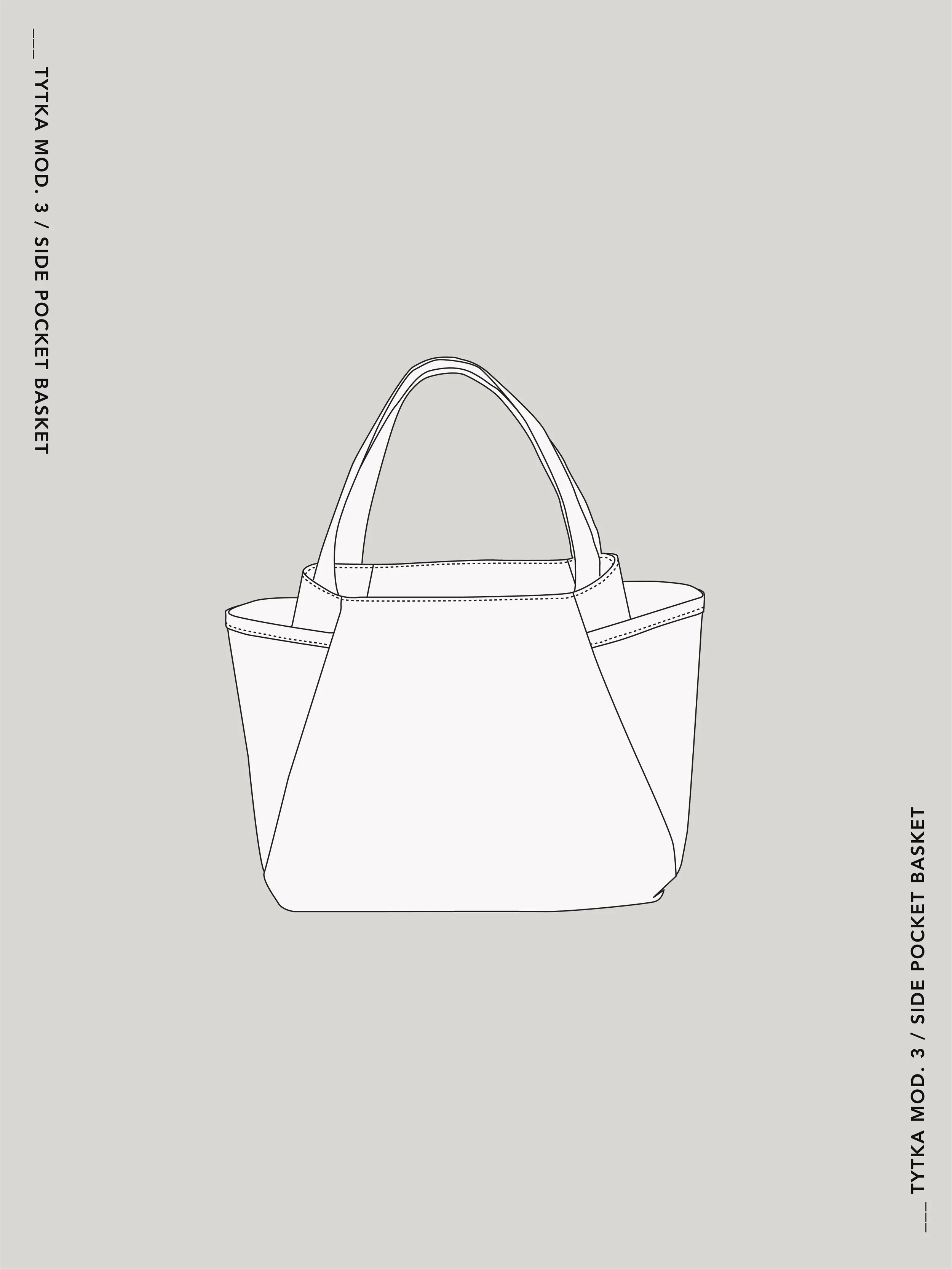 Canvas Binding Tote PDF PATTERN — TYTKA Studio