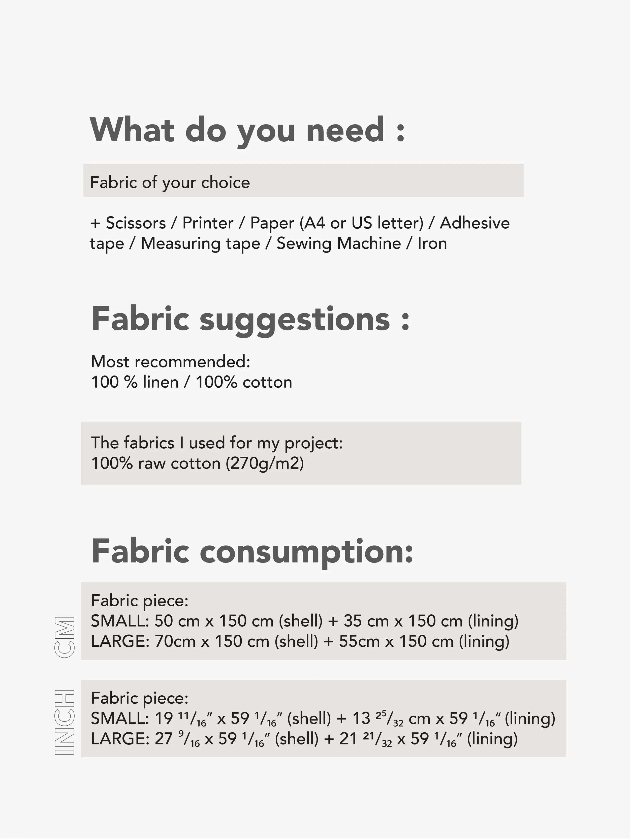 Canvas Binding Tote PDF PATTERN — TYTKA Studio