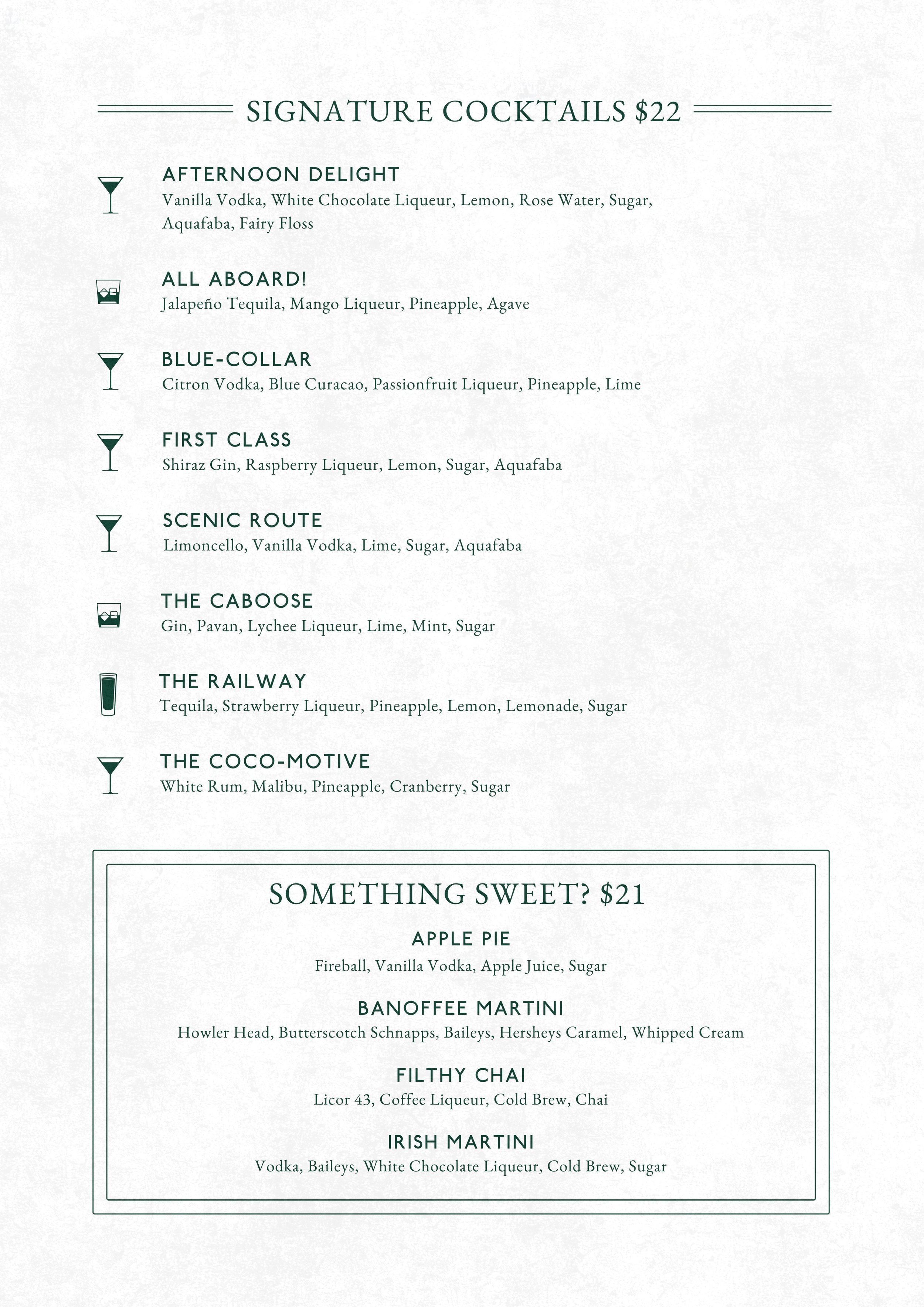 The Railway Hotel Gosford | View our menus — Railway Gosford