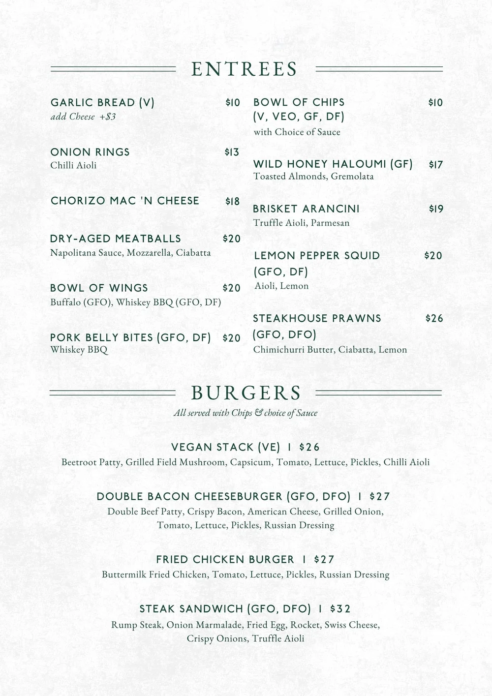 The Railway Hotel Gosford | View our menus — Railway Gosford