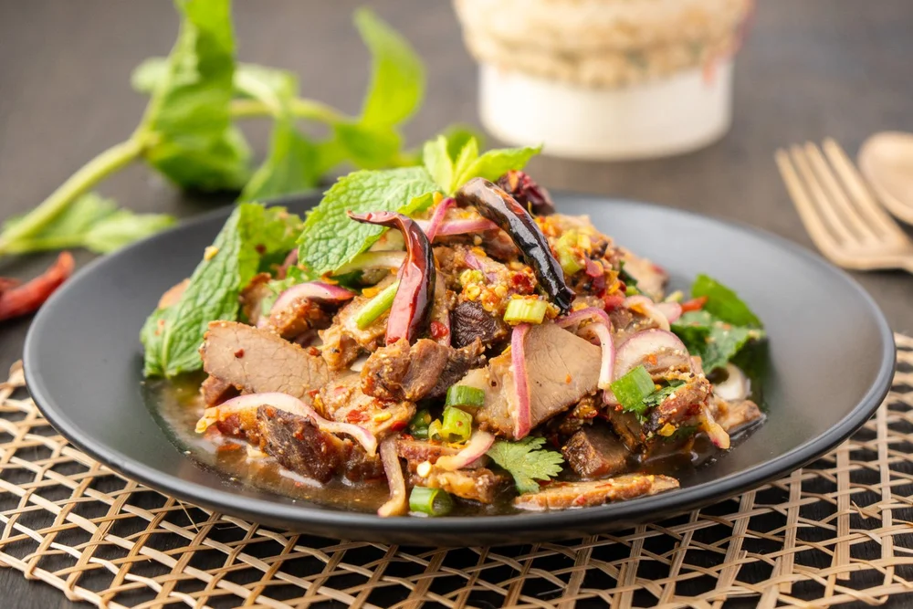 What is Larb? Lao's Famous Spicy and Sour Meat Salad