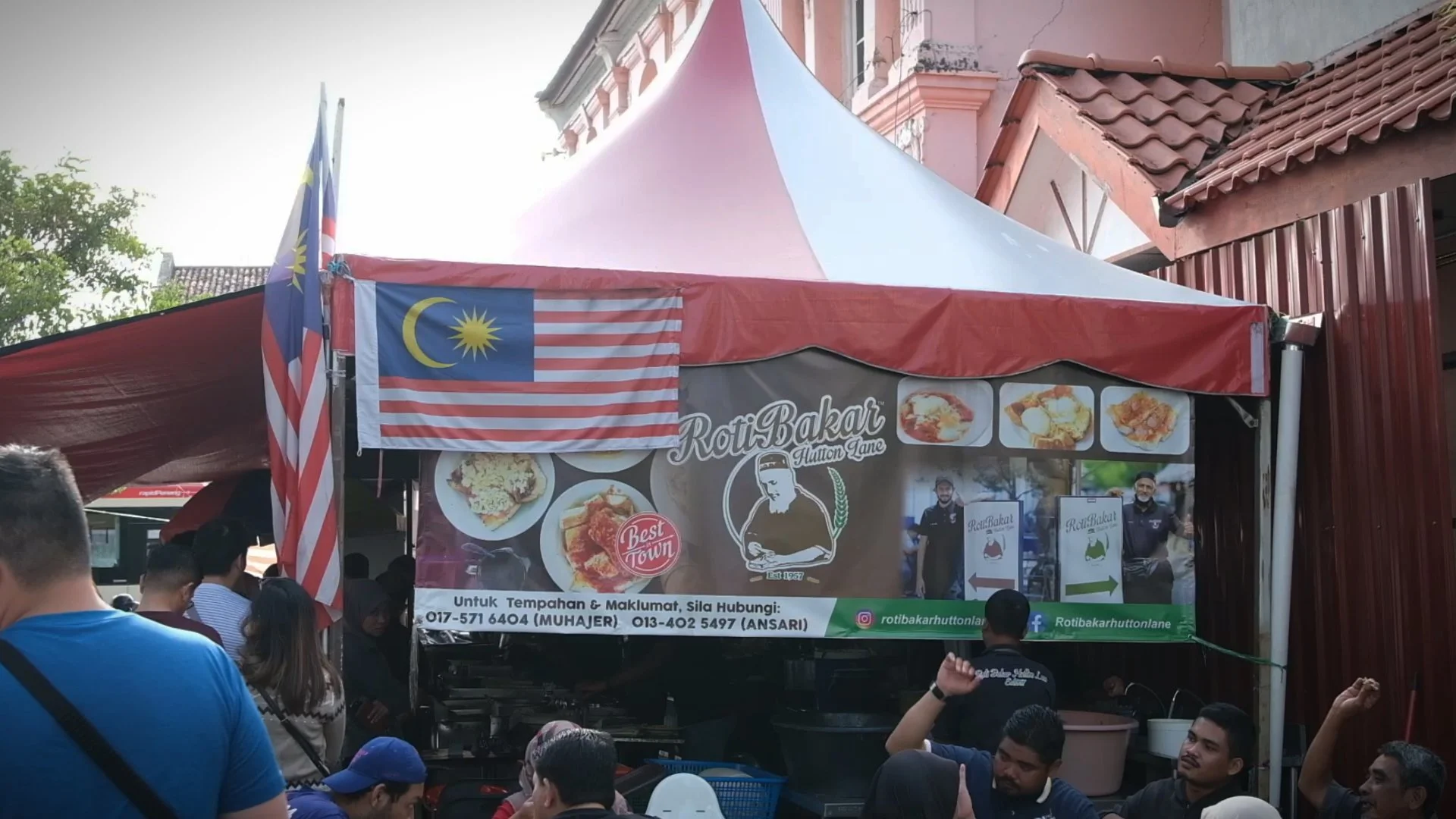 Roti Bakar Hutton Lane - The Best Local Breakfast Roti in George Town ...