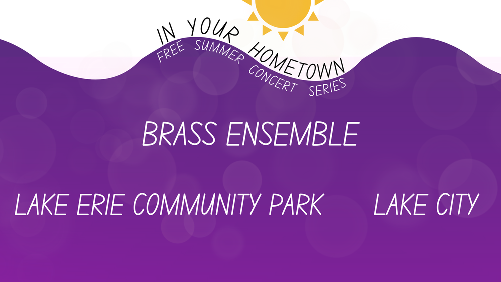 In Your Hometown Concert Series- Lake Erie Community Park — Erie ...