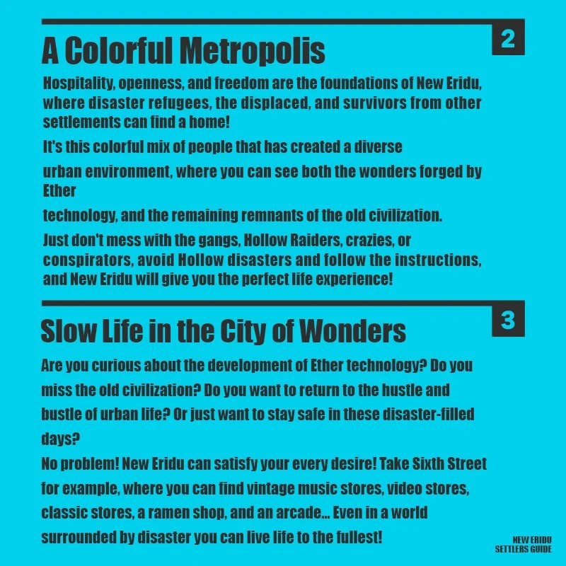 New Eridu Settlers Guide | The City Life — Animon Official