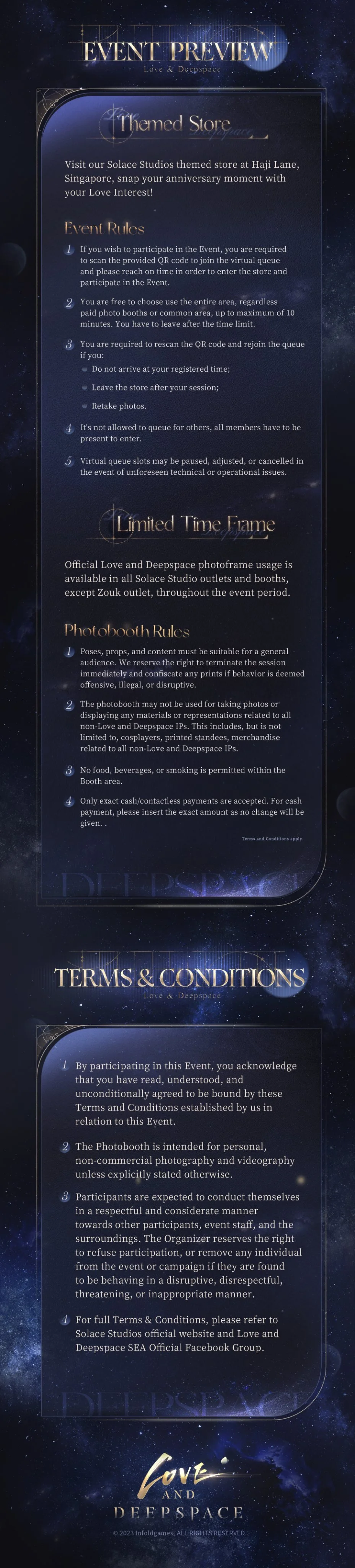 Love and Deepspace X Solace Studios Exclusive Photoframes arrive in ...